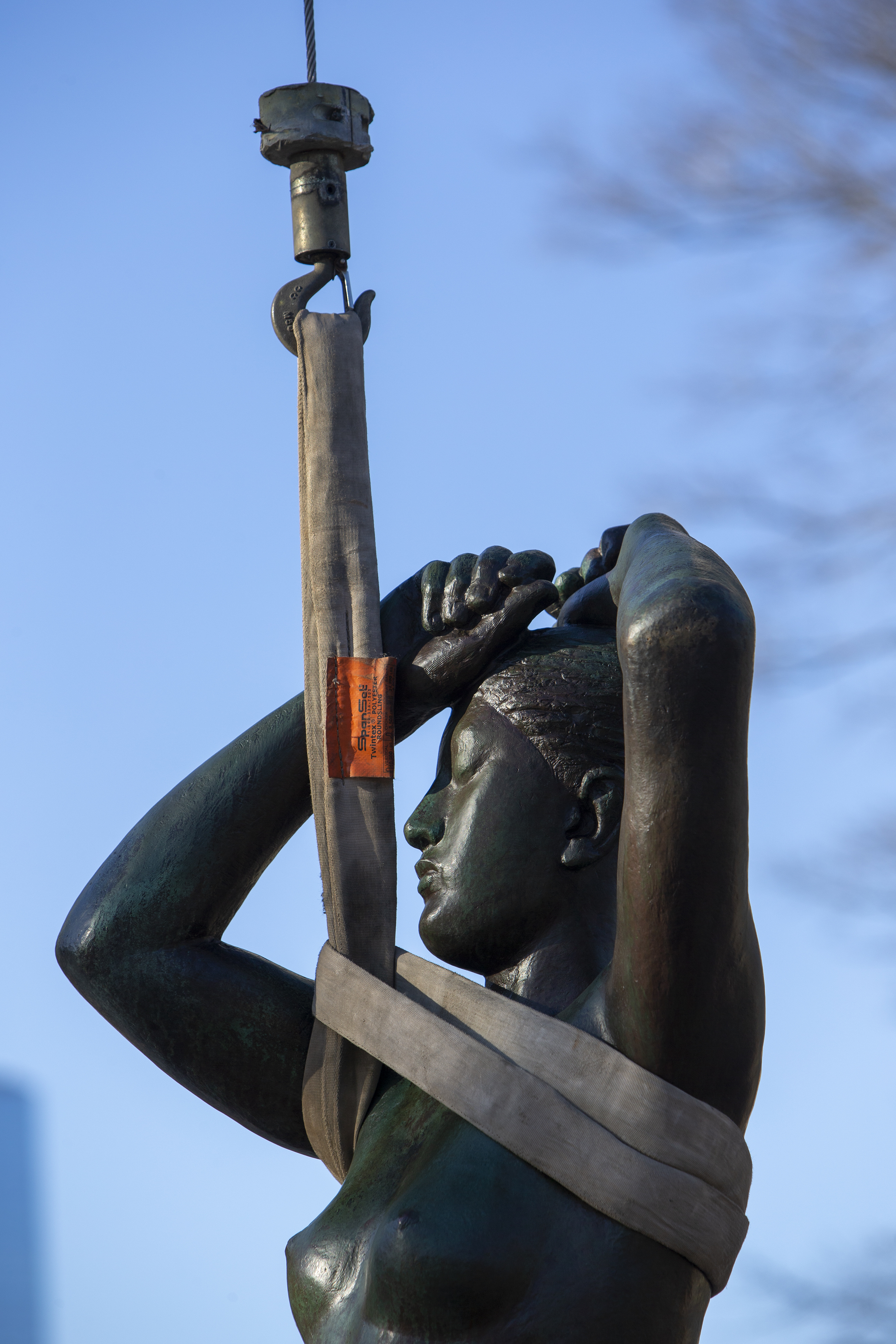 Gerhard Marcks 'Maya' sculpture on Philadelphia Parkway again
