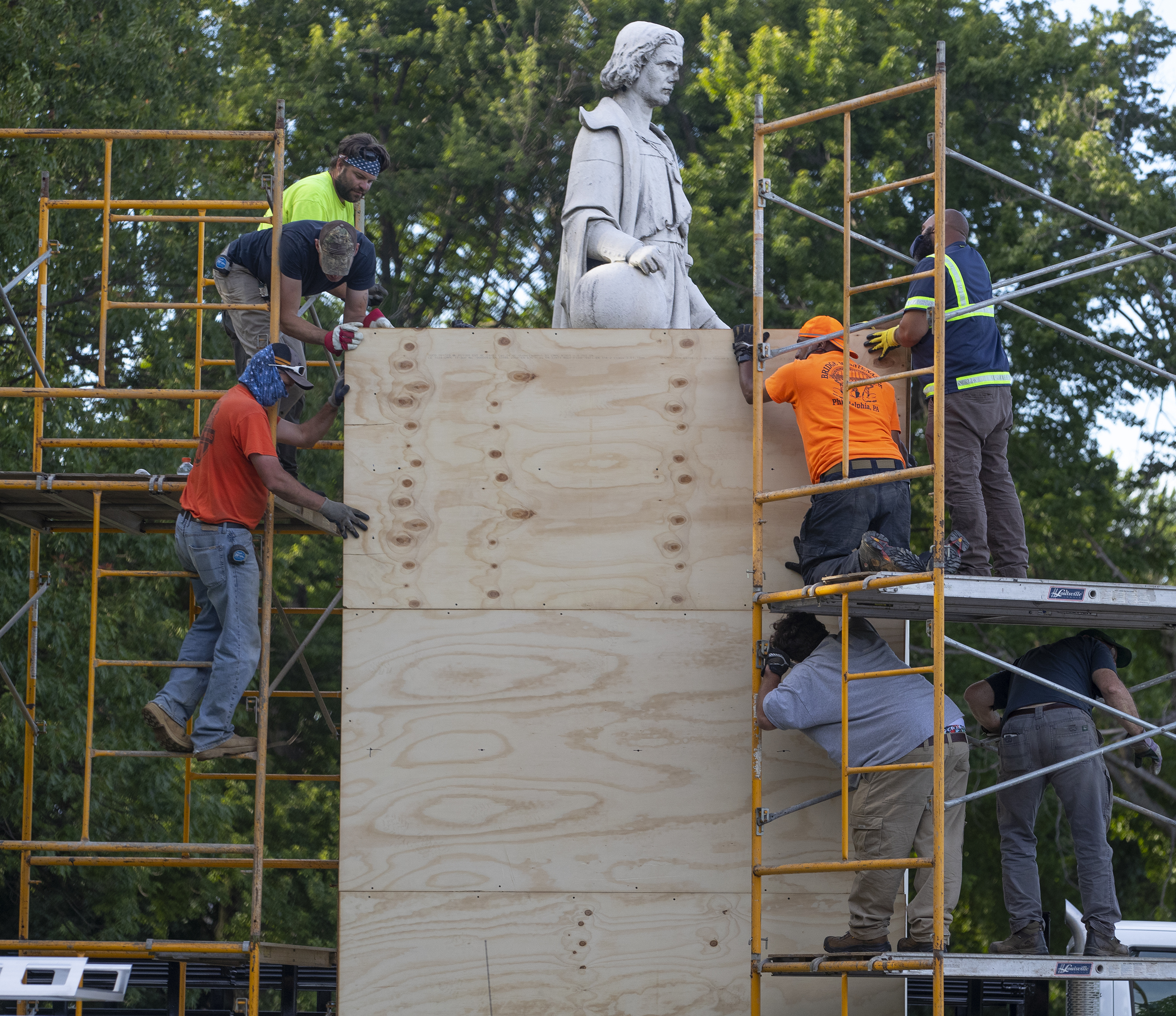Columbus statue in Philadelphia: What happened in court case, boxing