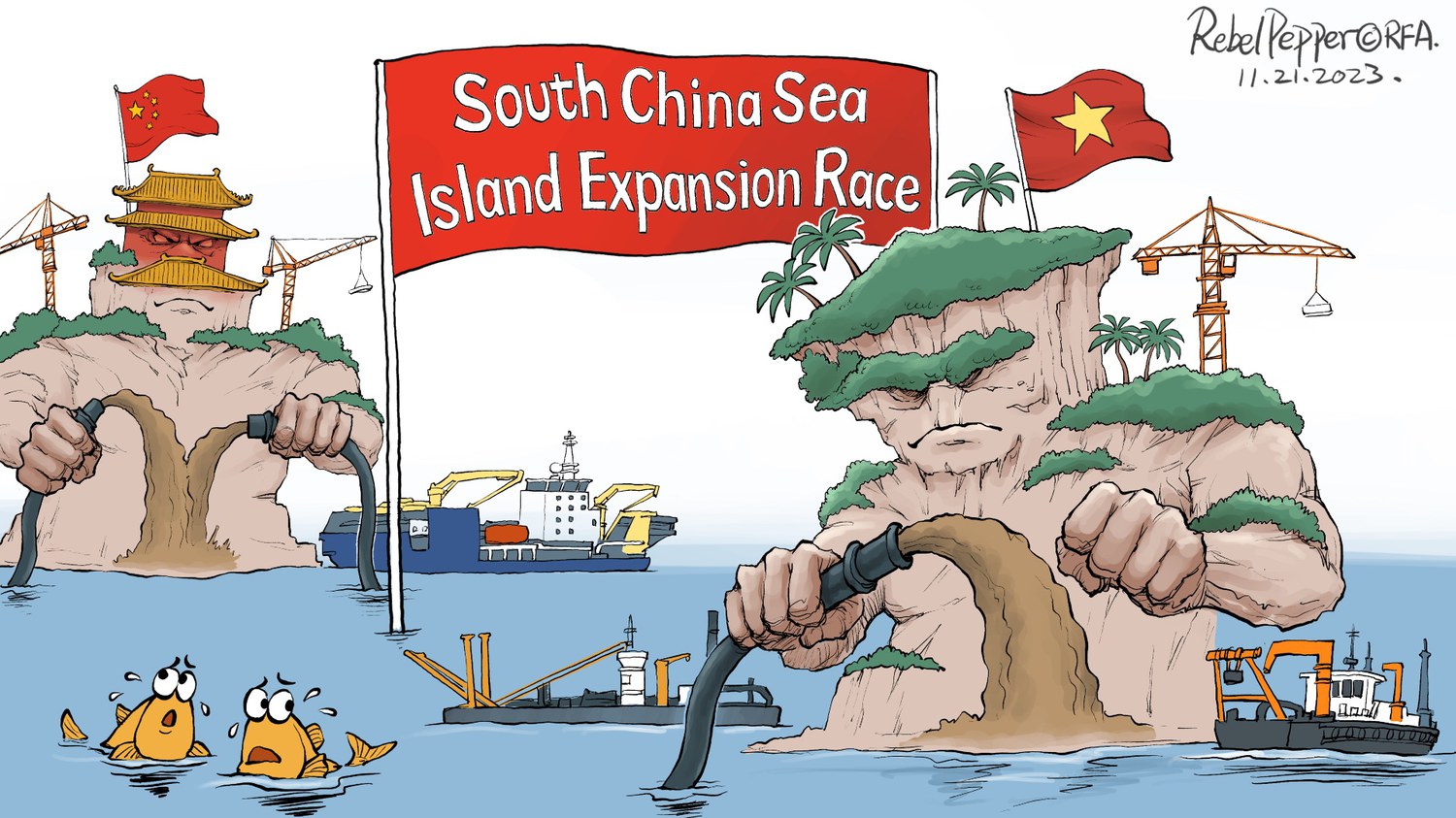 South China Sea Cartoons