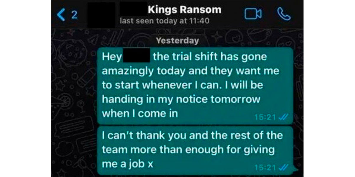 “Sos inútil, falsa y vacía”: el denigrante mensaje de un jefe a su ...