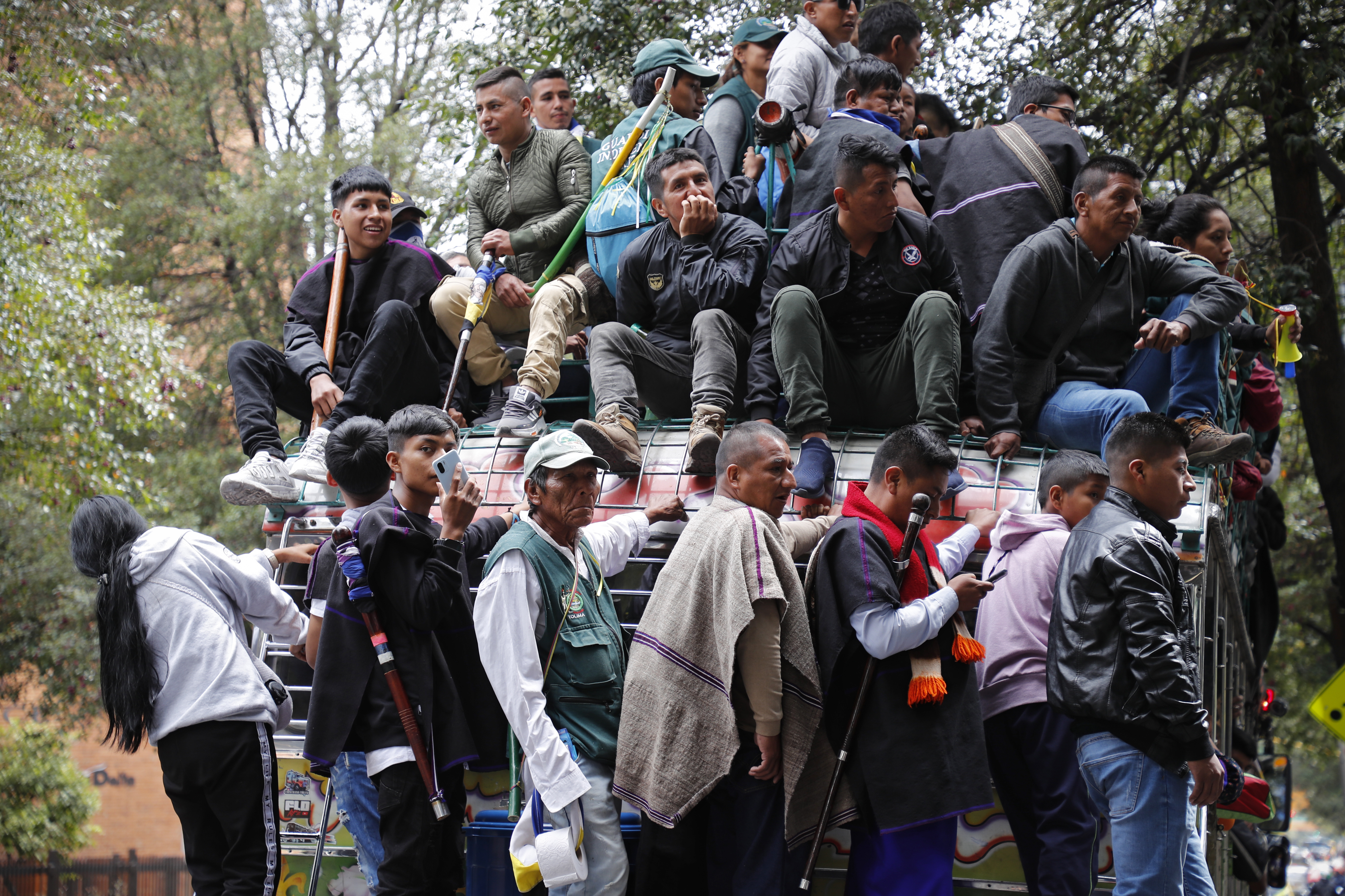 Movilidad en Bogotá: la minga indígena finalizó su movilización este ...