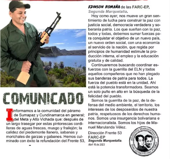 Claudia López en localidad de Sumapaz, tras amenaza de disidencias de las Farc: “Se tienen que ...