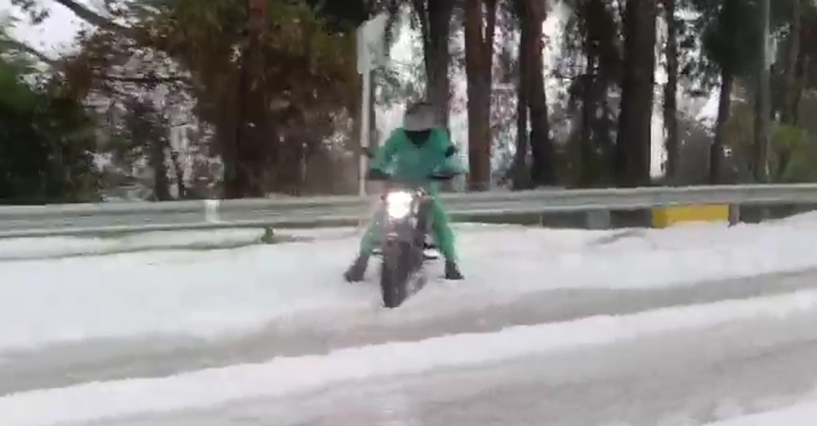 Fuerte granizada en La Calera genera complicaciones en la movilidad ...