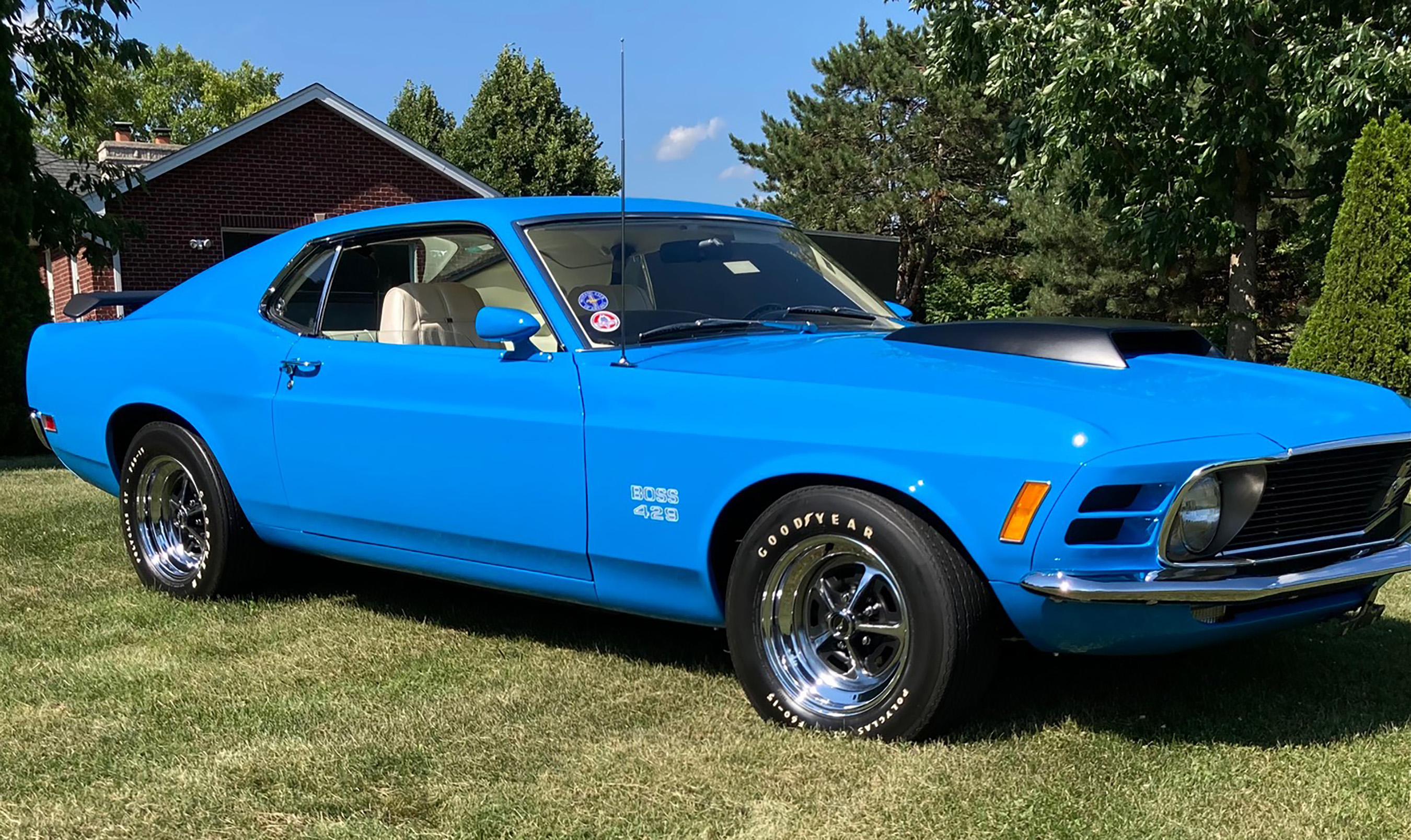 1969 Ford Mustang Boss 429 Blue