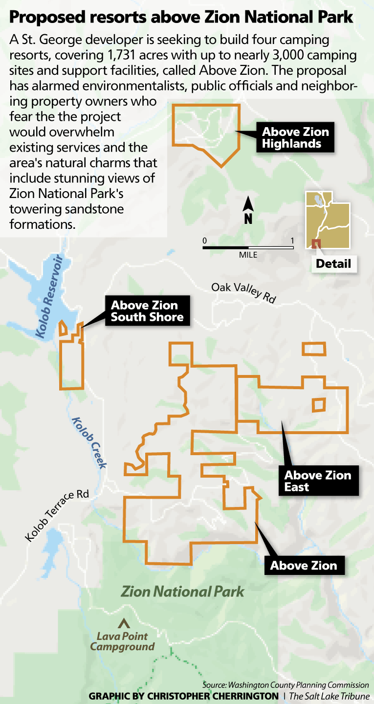 Locals worry about massive ‘glamping’ resort proposed near Zion ...