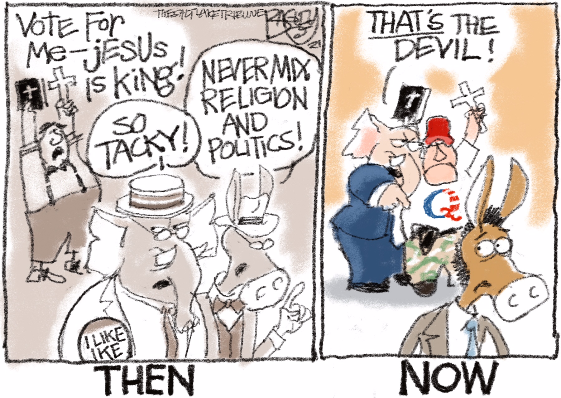 Freedom Of Religion Political Cartoon