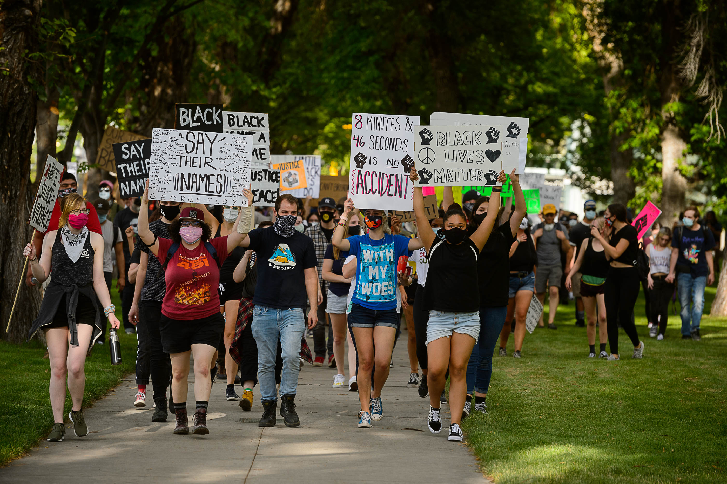 Protesters march again through Salt Lake City, as mayor and police ...