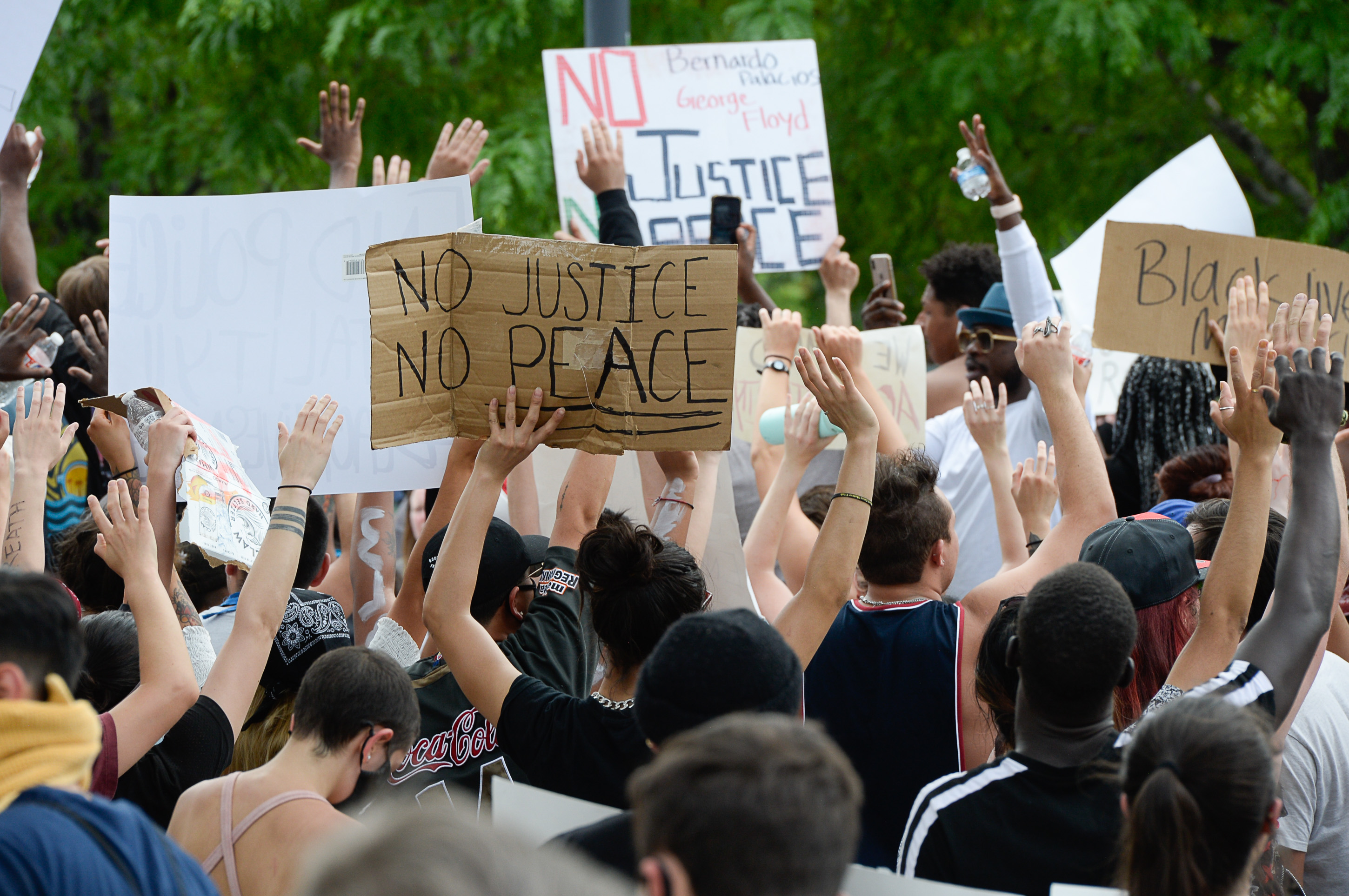 Salt Lake City is under curfew as a rally to protest death of George ...
