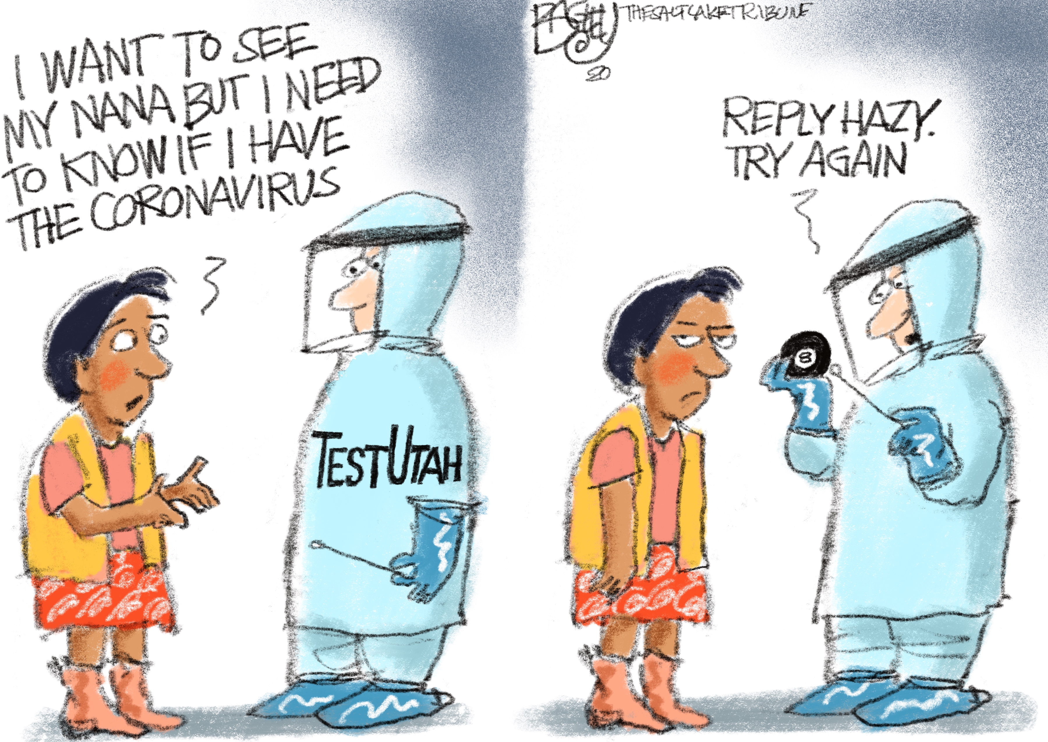 Test Taking Cartoon