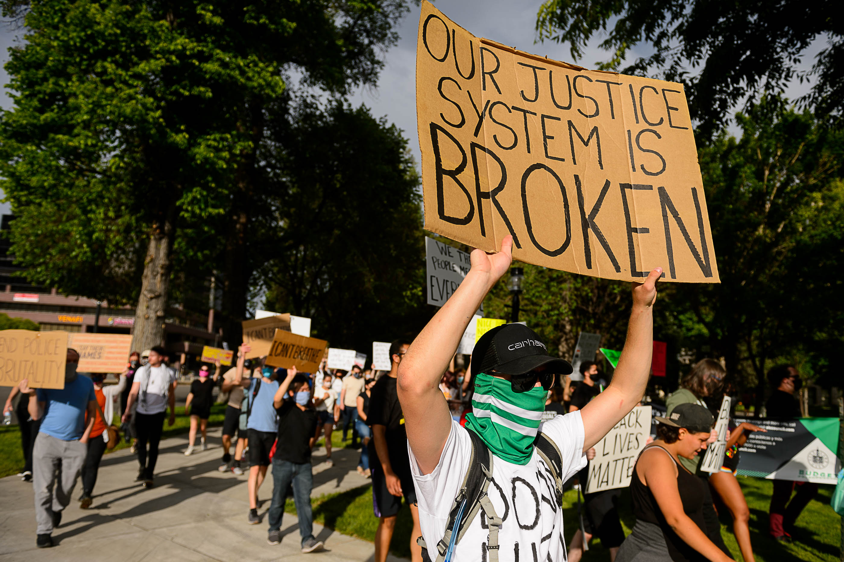 Protesters march again through Salt Lake City, as mayor and police ...