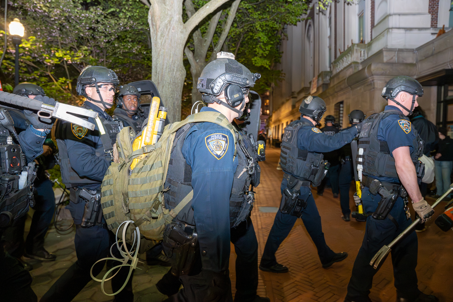 In Focus: 56 Years later, NYPD sweeps Hamilton Hall again