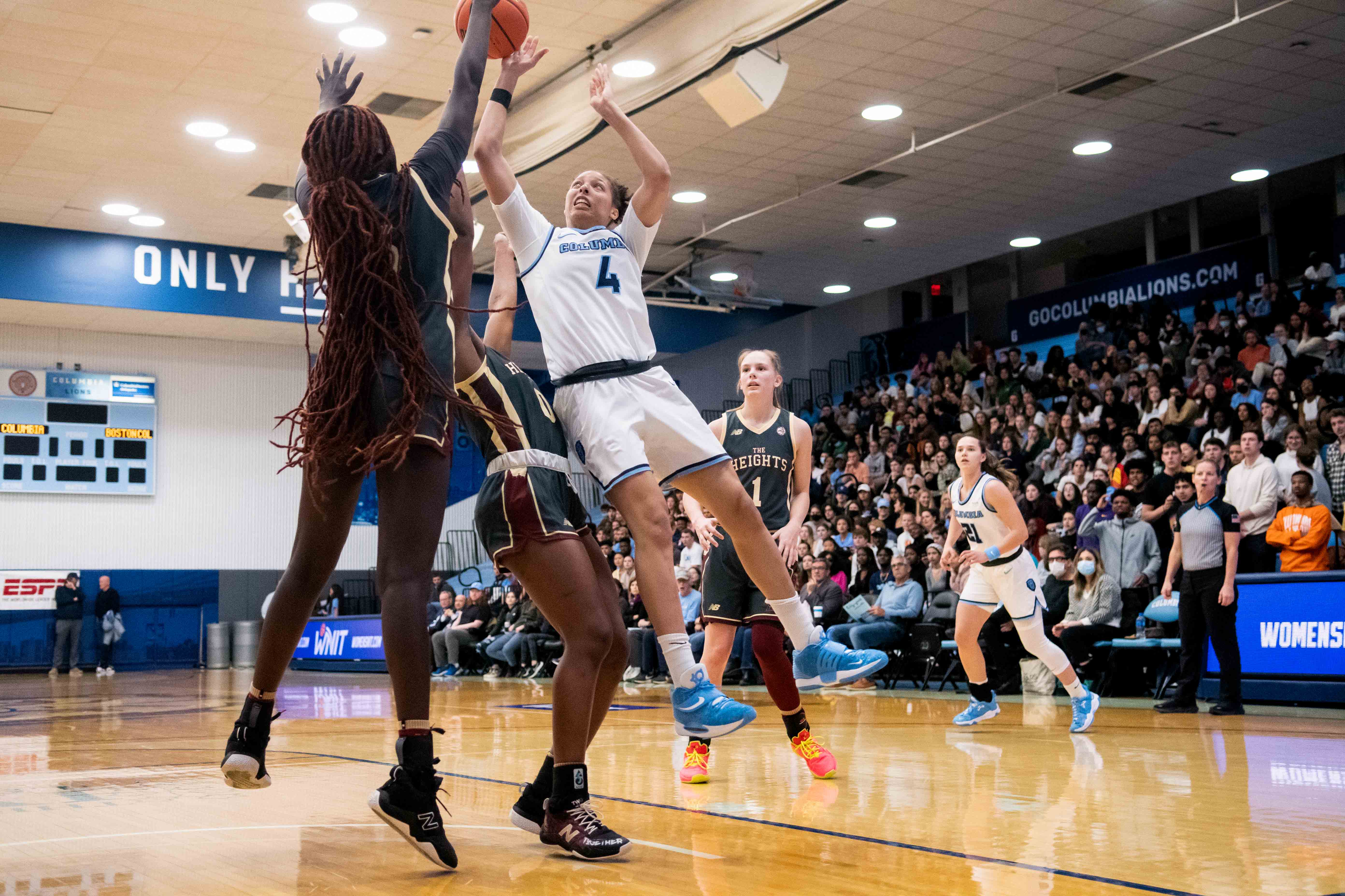 In Focus: Columbia fans storm the court after women’s basketball’s ...