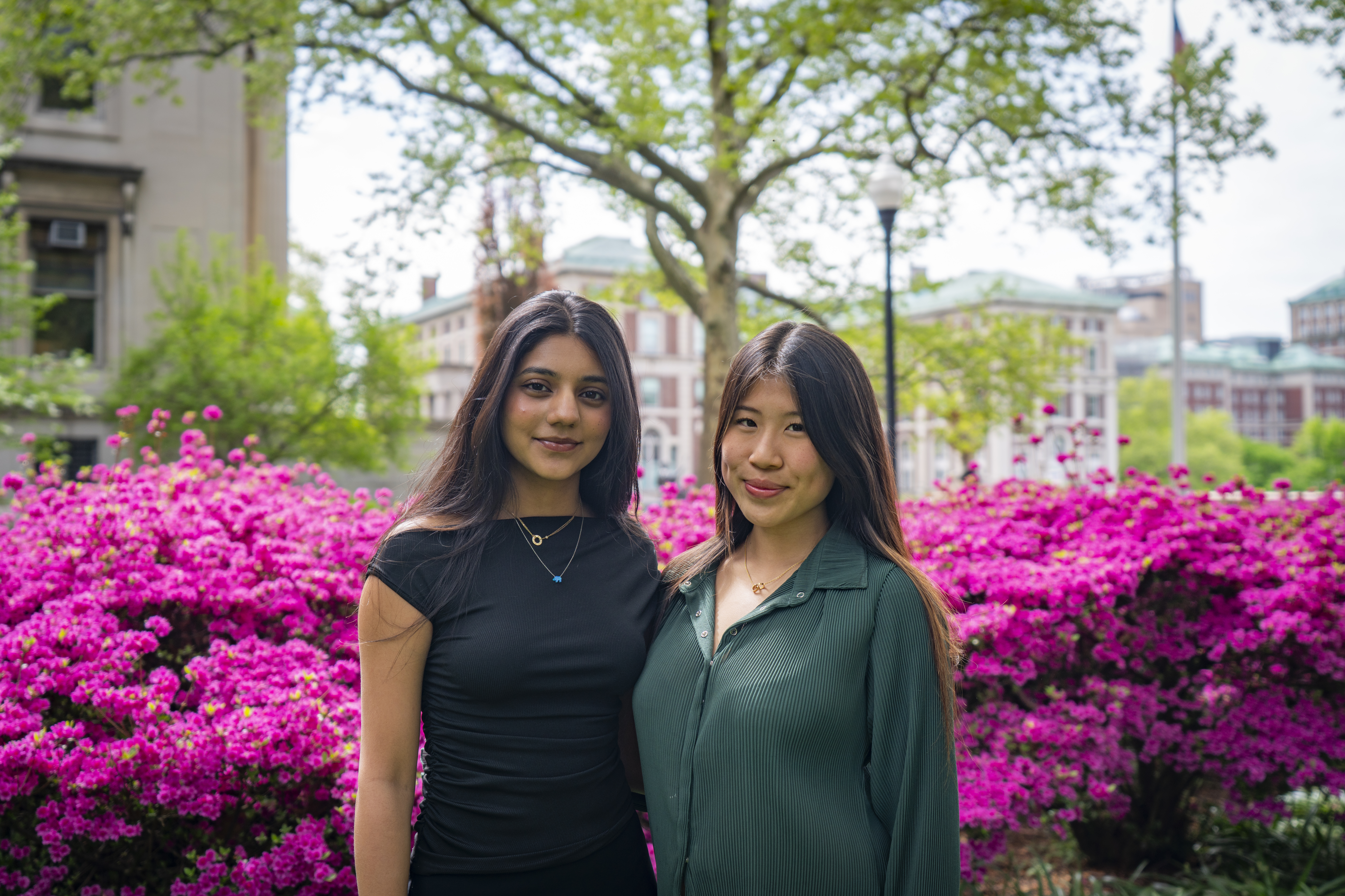 Elena Zhao, SEAS ’26, and Shaivi Rau, CC ’26, survived the broken ...
