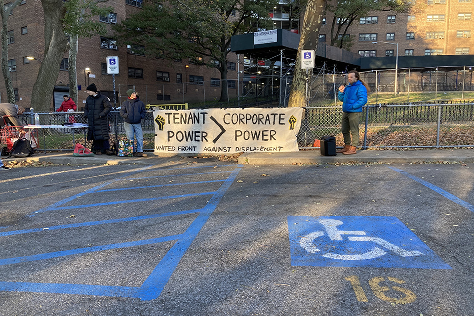 NYCHA tenants and community advocates protest ongoing privatization of ...