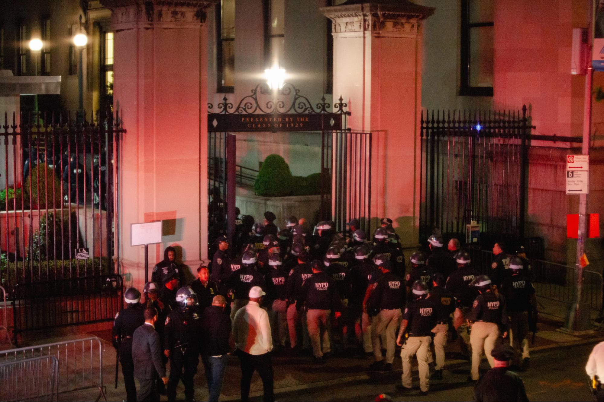 In Focus: 56 Years later, NYPD sweeps Hamilton Hall again