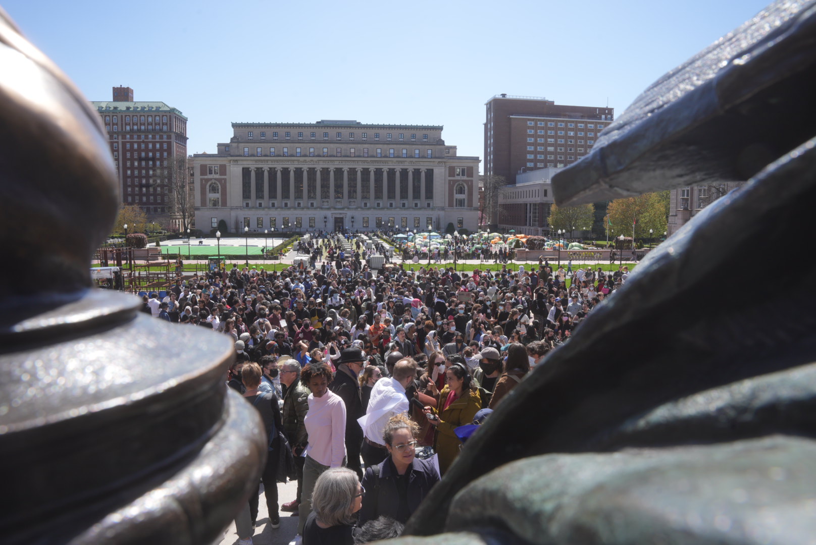 ‘Gaza Solidarity Encampment’ approaches one-week mark on South Lawn
