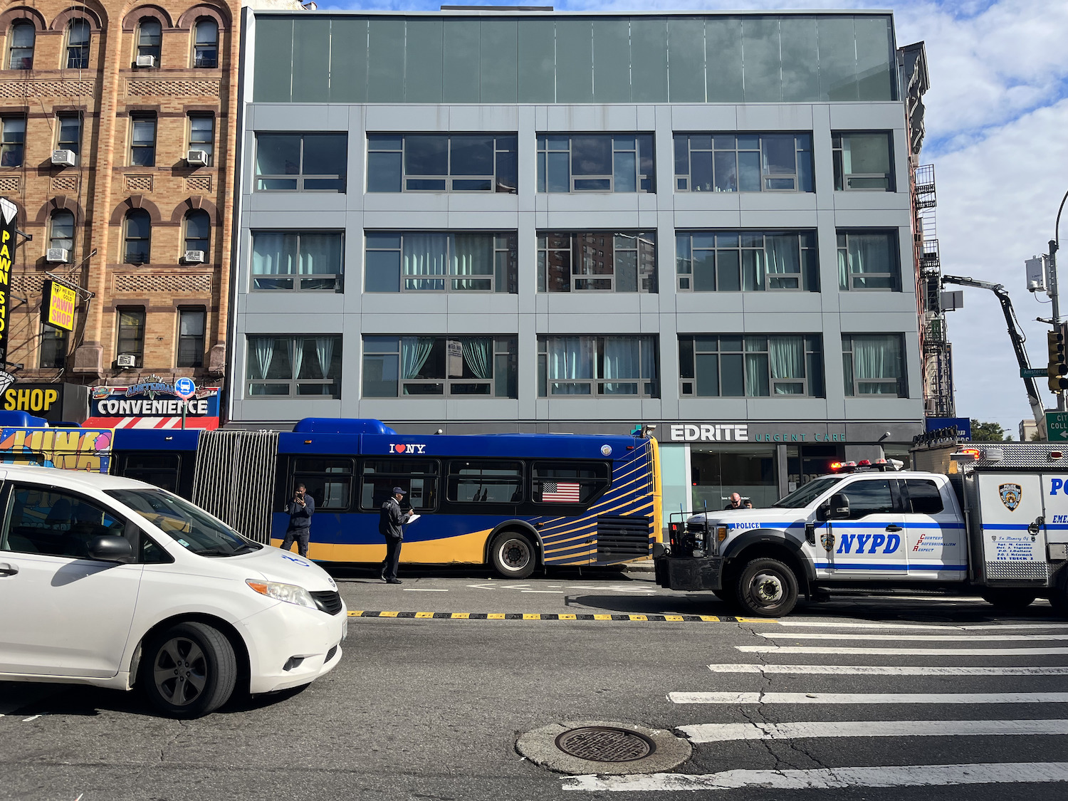 Two MTA buses struck by gunfire, NYPD reports no injuries