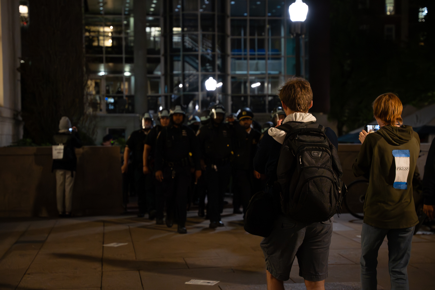 In Focus: 56 Years later, NYPD sweeps Hamilton Hall again