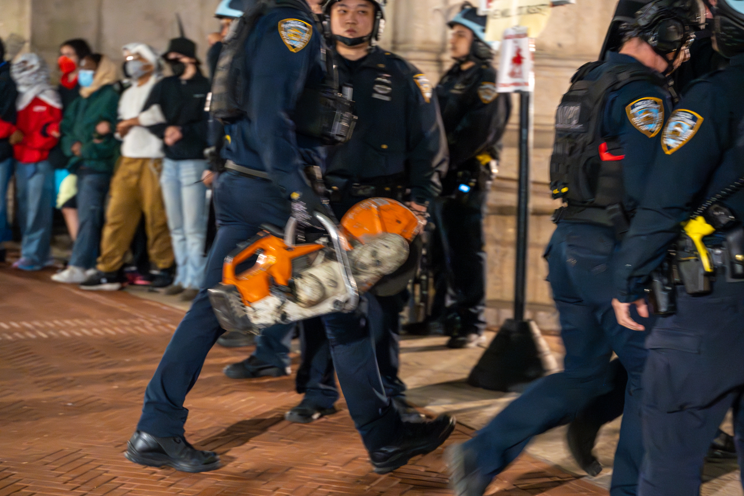 In Focus: 56 Years later, NYPD sweeps Hamilton Hall again