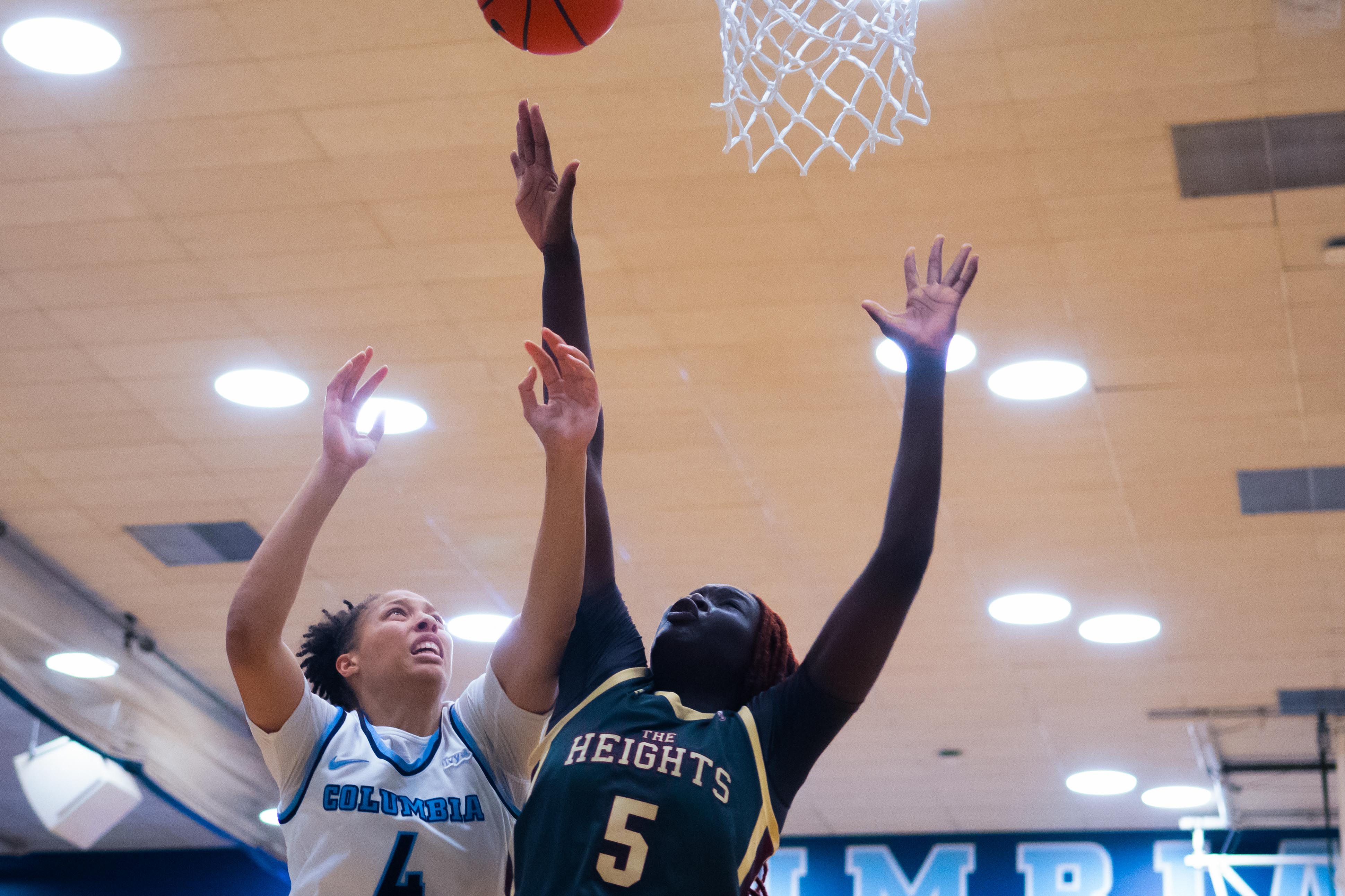 In Focus: Columbia fans storm the court after women’s basketball’s ...