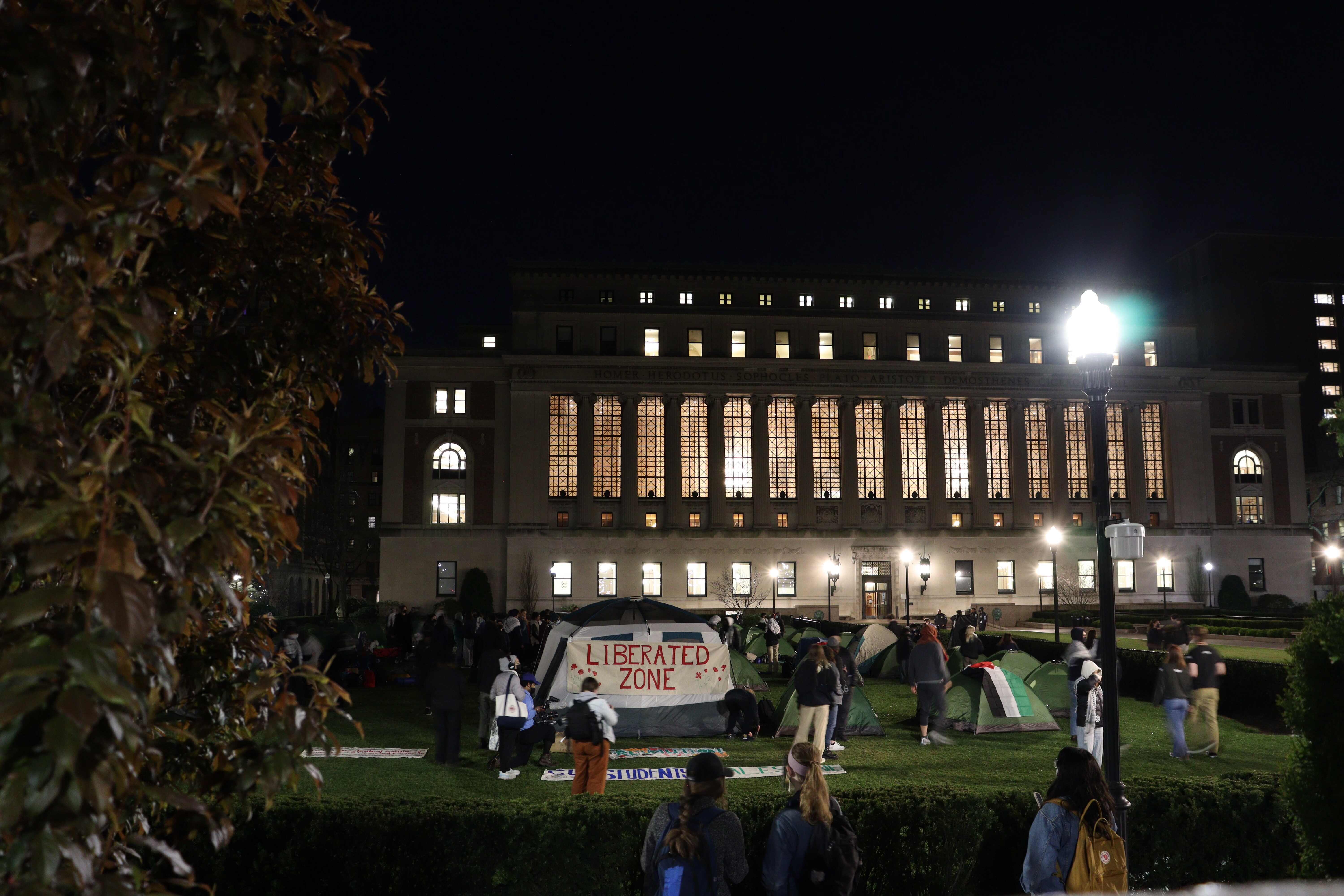 In Focus: The first 24 hours of the ‘Gaza Solidarity Encampment’