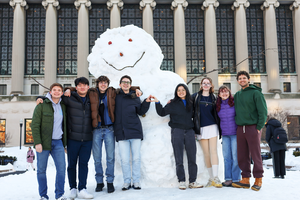 Buster the Snowman: Meet the minds behind the 13-foot tall sculpture ...