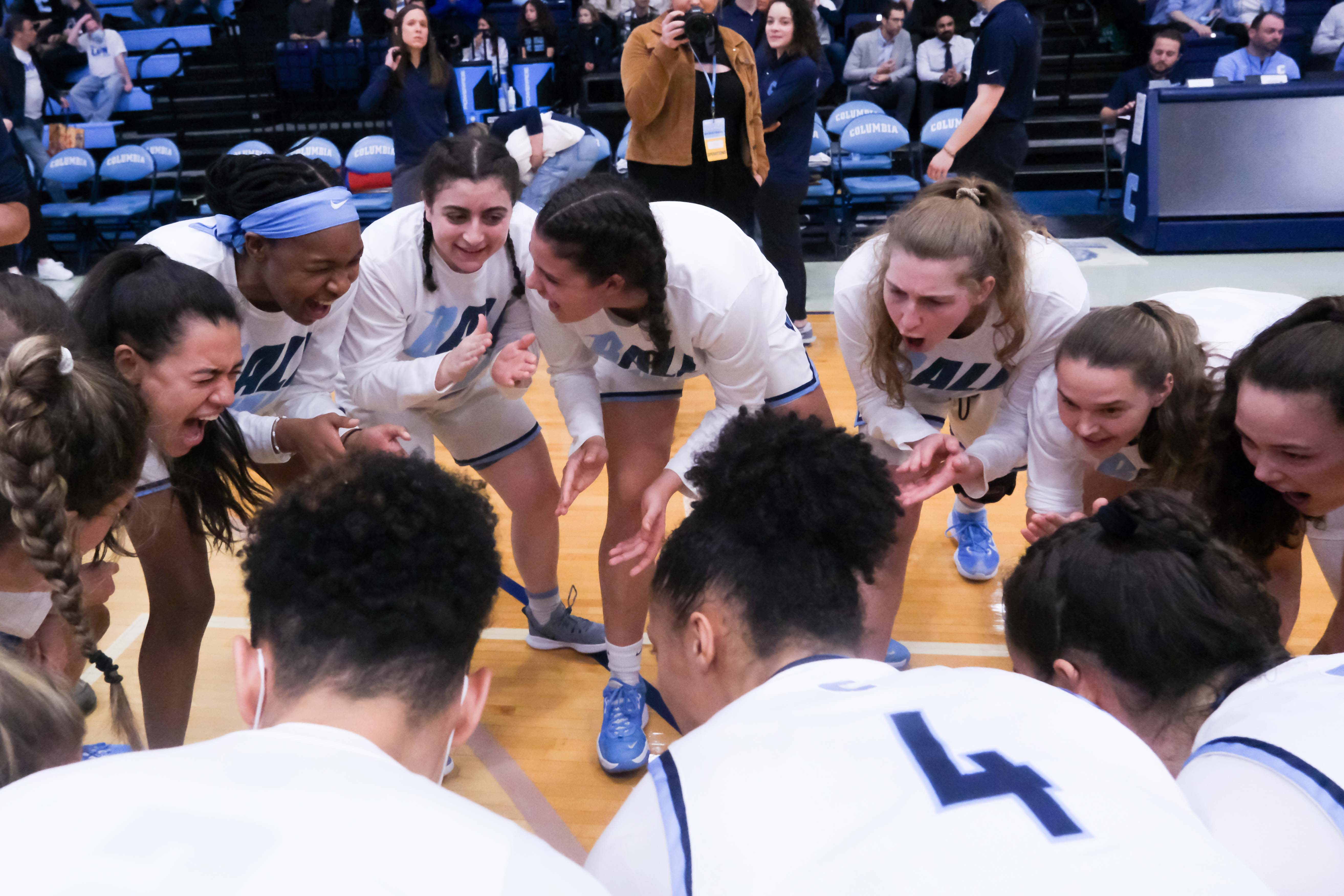 In Focus: Columbia fans storm the court after women’s basketball’s ...