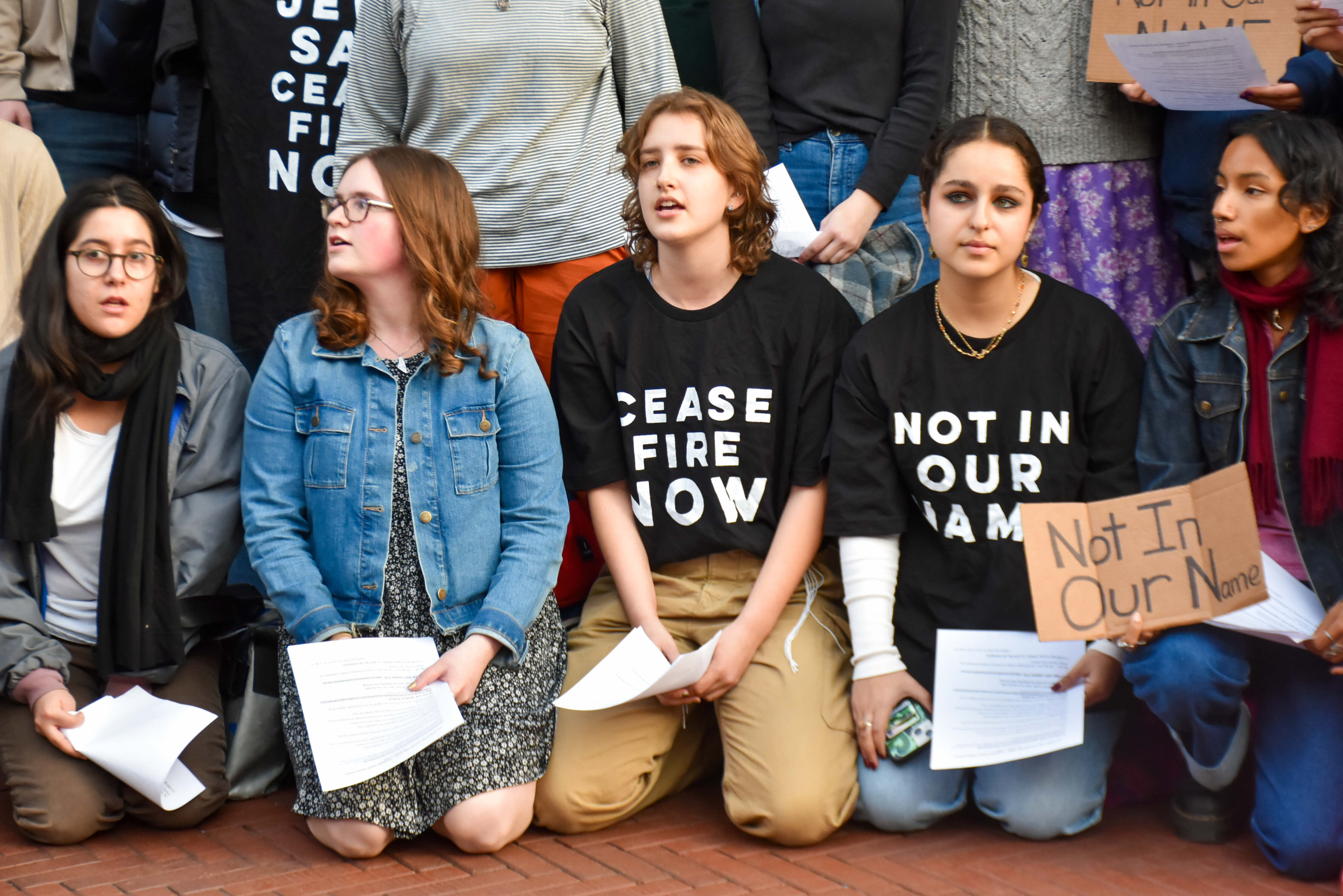 New student group CU Jews for Ceasefire holds demonstration, unveils banner
