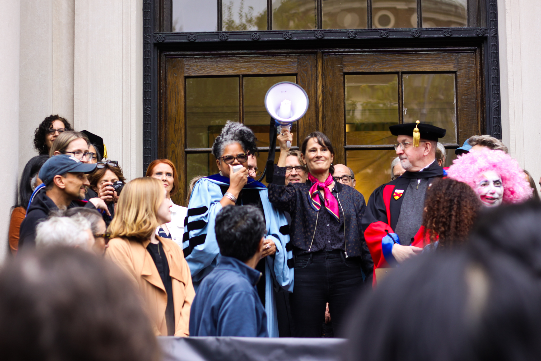 Dozens of Barnard faculty members hold teach-in, protest new ...
