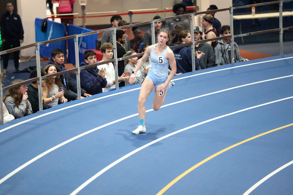 First-year thrower Mia Hoskins sets a new program record to open the ...