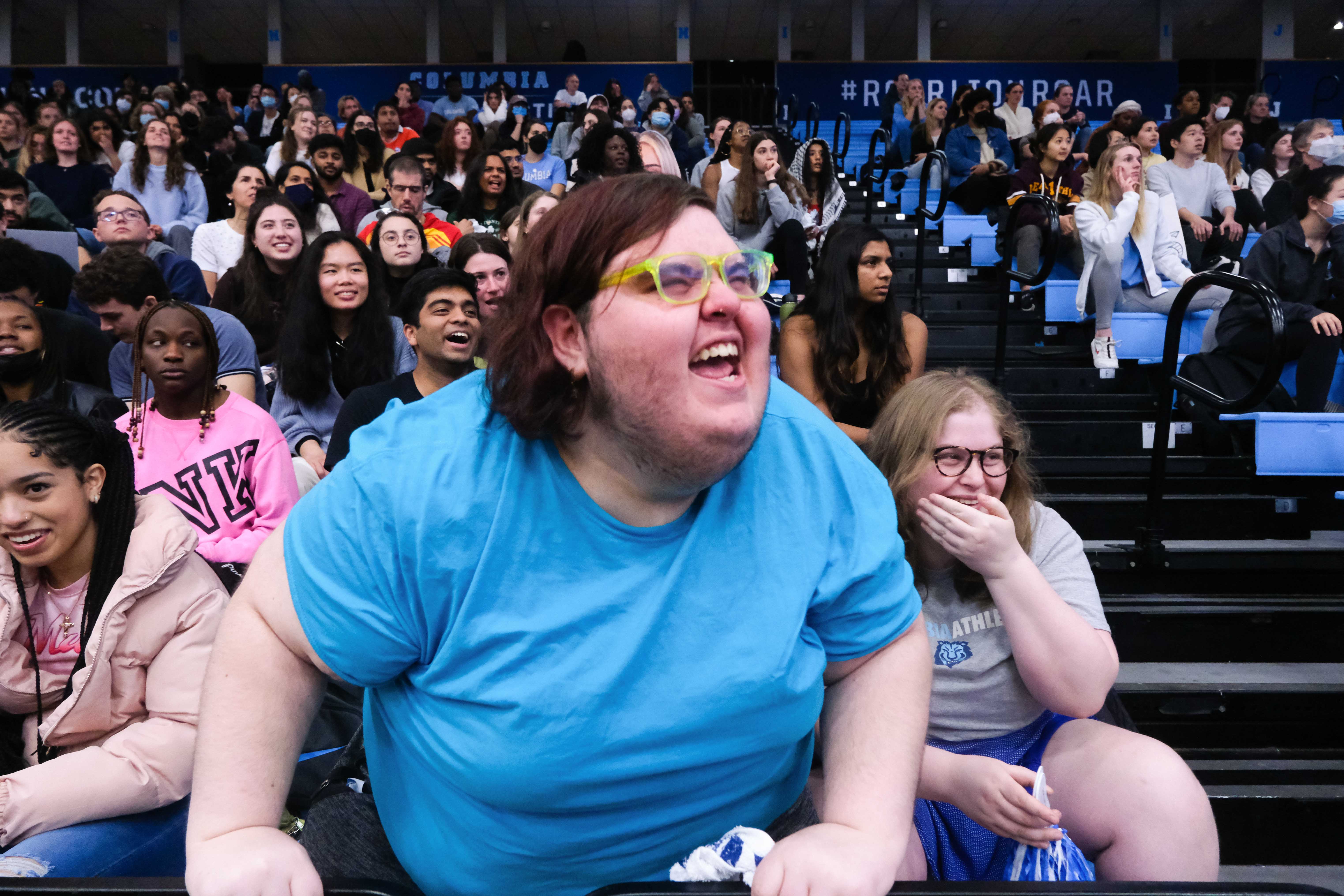 In Focus: Columbia fans storm the court after women’s basketball’s ...