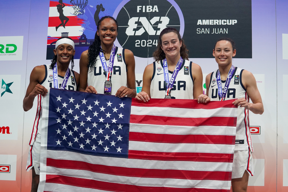 Abbey Hsu, CC ’24, wins silver in FIBA 3x3 AmeriCup
