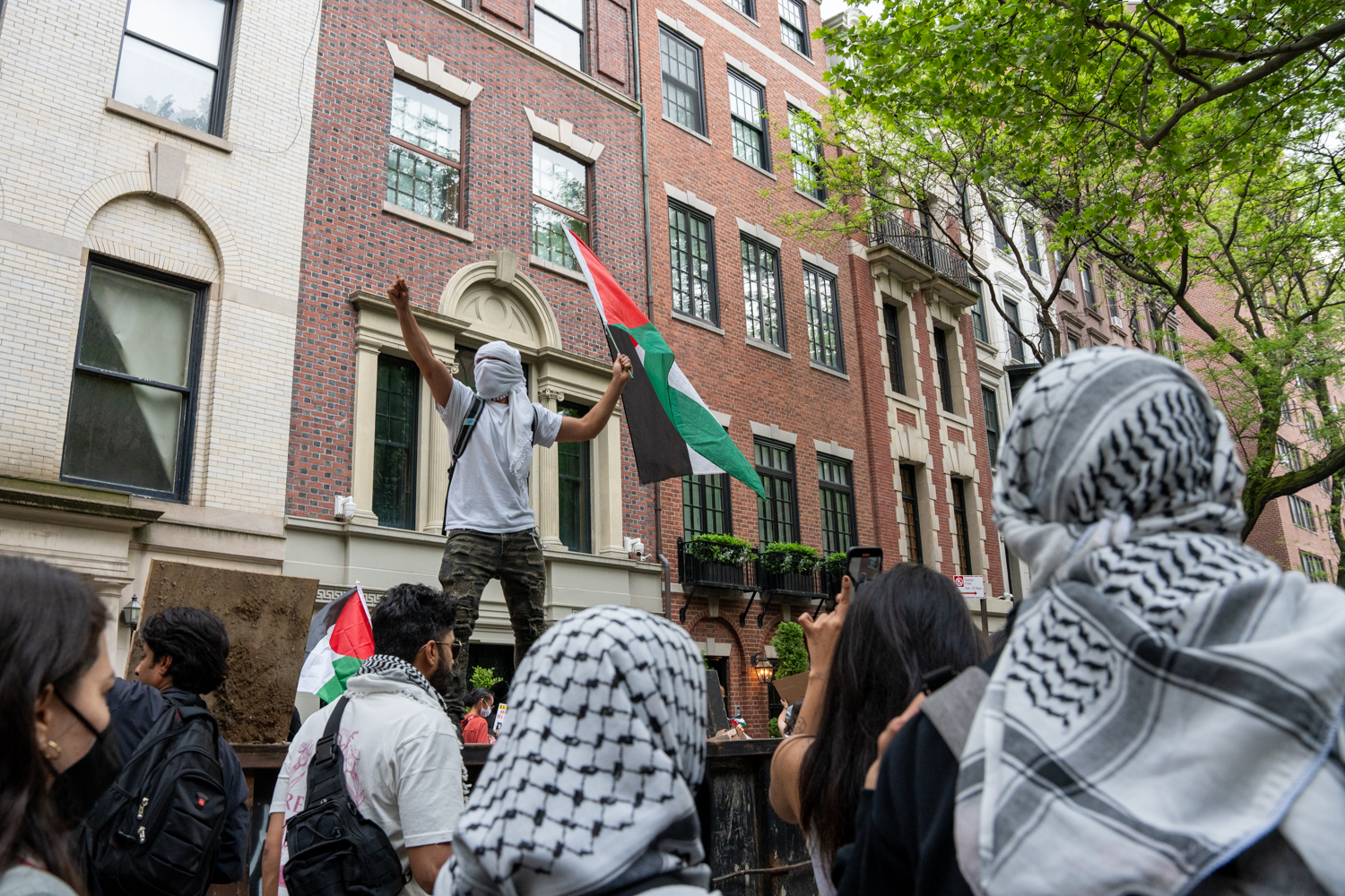Columbia students merge with hundreds for ‘Citywide Day of Rage for Gaza’