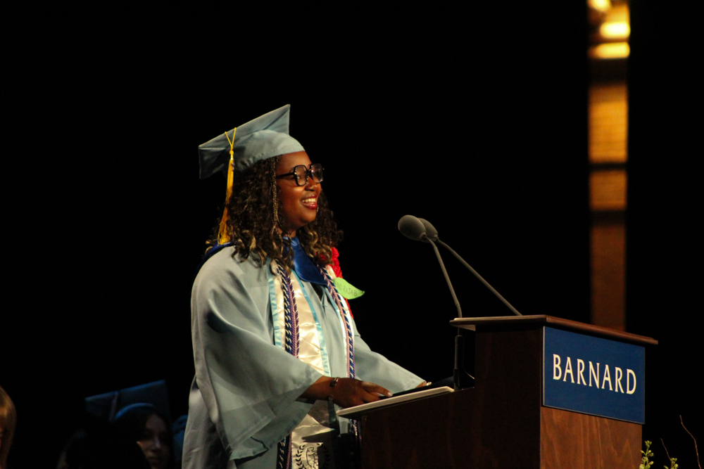 Barnard graduates celebrate 2024 Commencement, protest administration