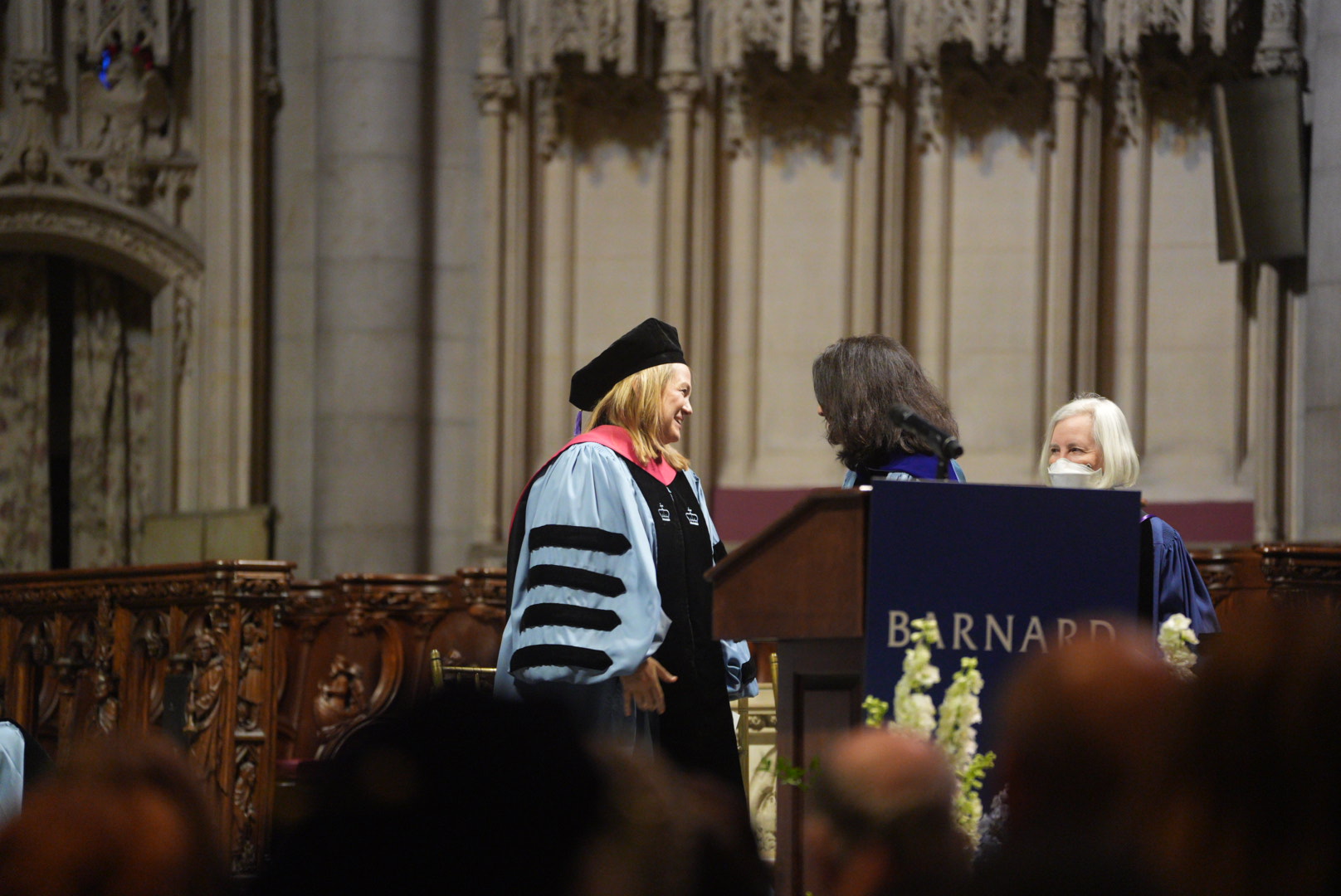 Rosenbury inaugurated as ninth Barnard president against backdrop of ...