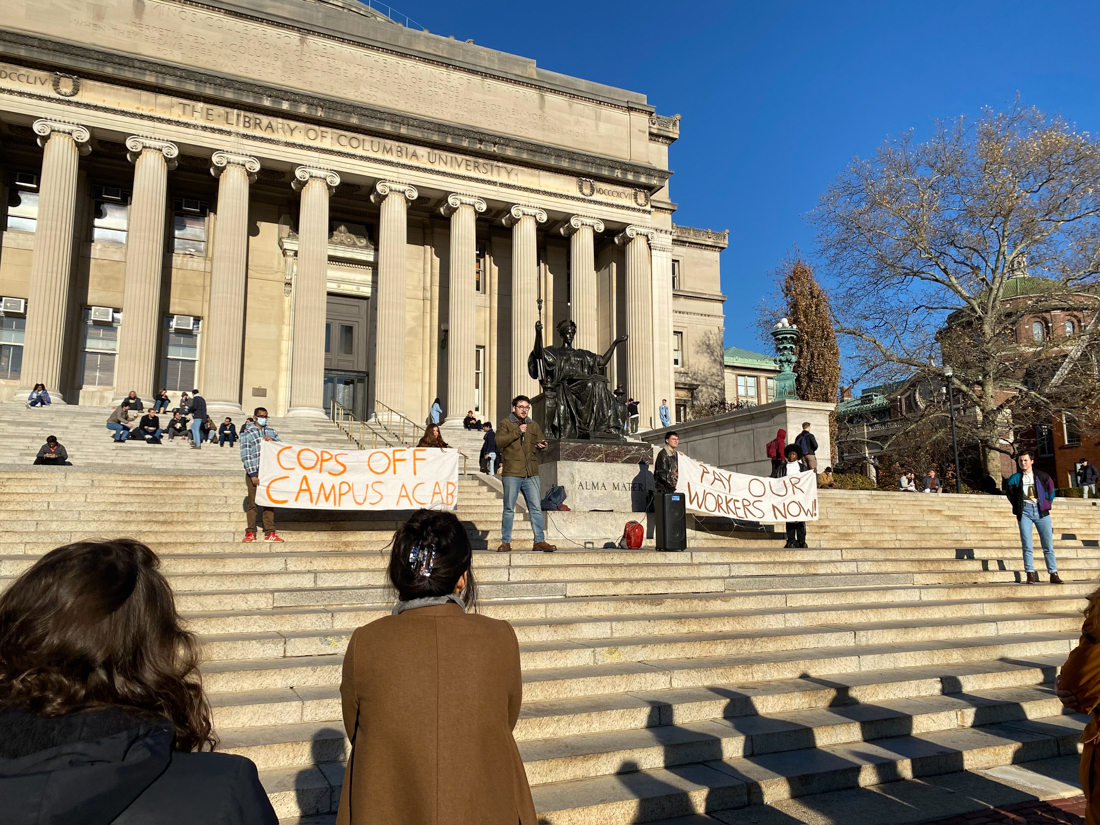 SWC-UAW hosts rally demanding timely pay, an end to ‘free teaching labor’