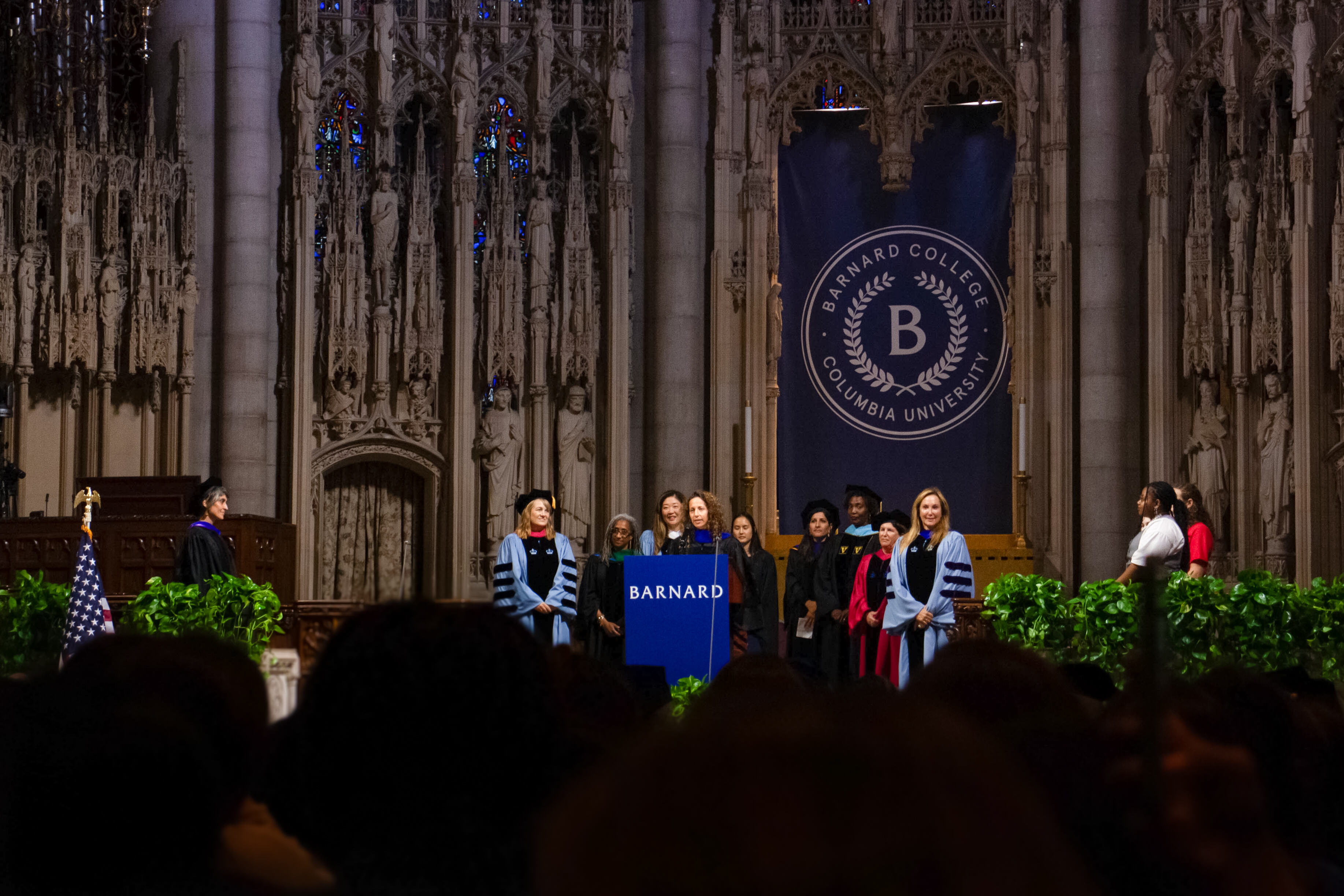 President Rosenbury gives first public address at Barnard Convocation