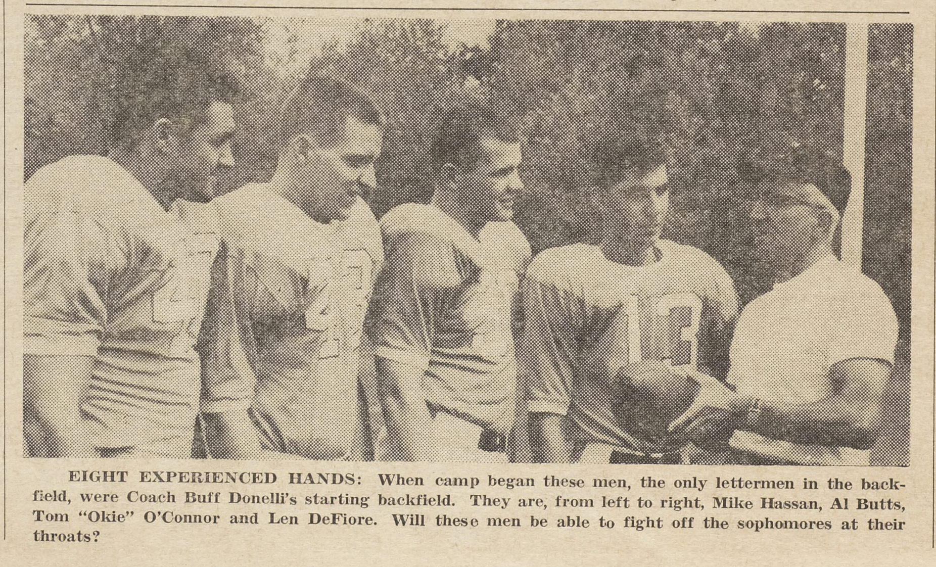 The 1961 Lions were an Ivy League championship team. How did the 1962 ...