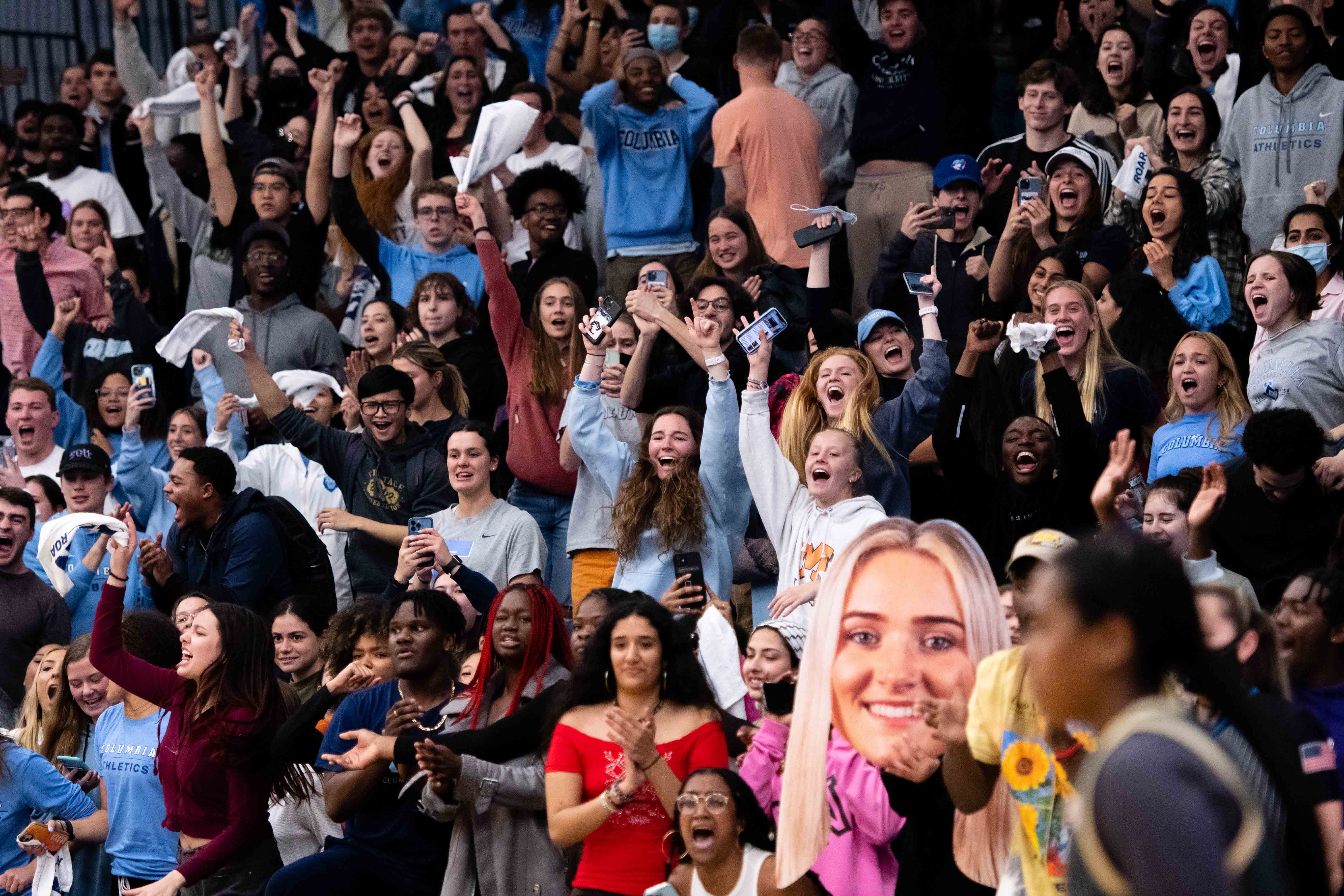 In Focus: Columbia fans storm the court after women’s basketball’s ...