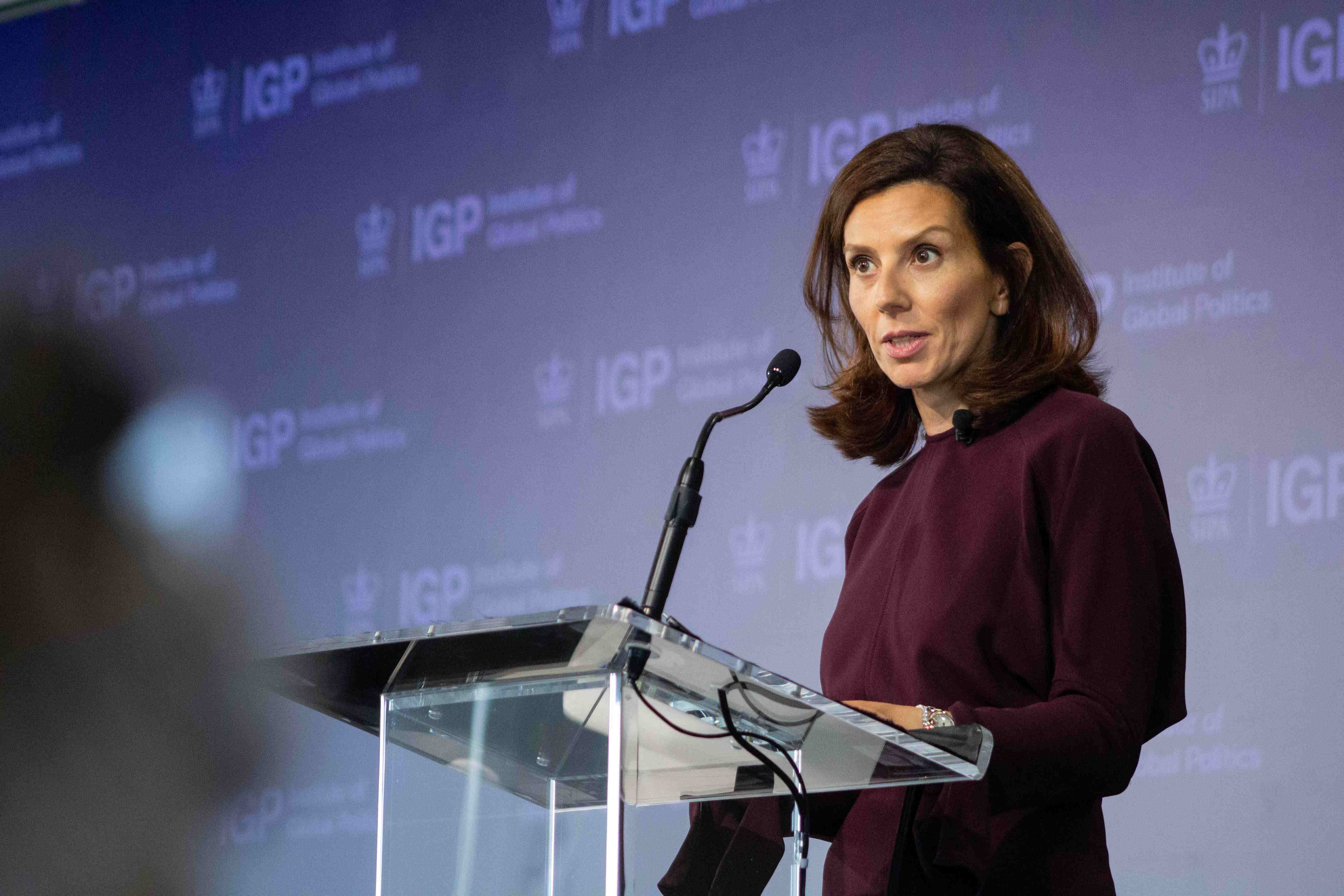 Clinton’s Institute of Global Politics brings together high-profile ...