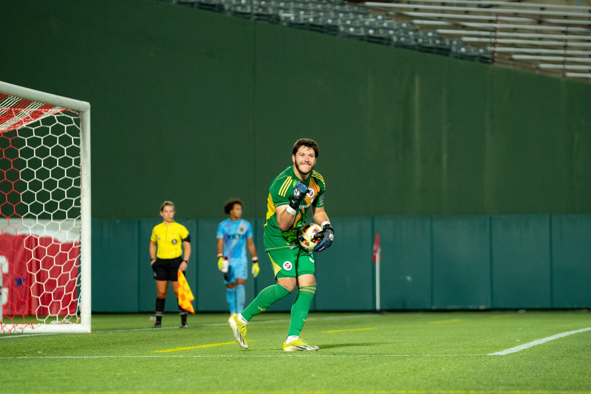 Michael Collodi, CC ’23, competes in 2024 MLS All-Star Goalie Wars