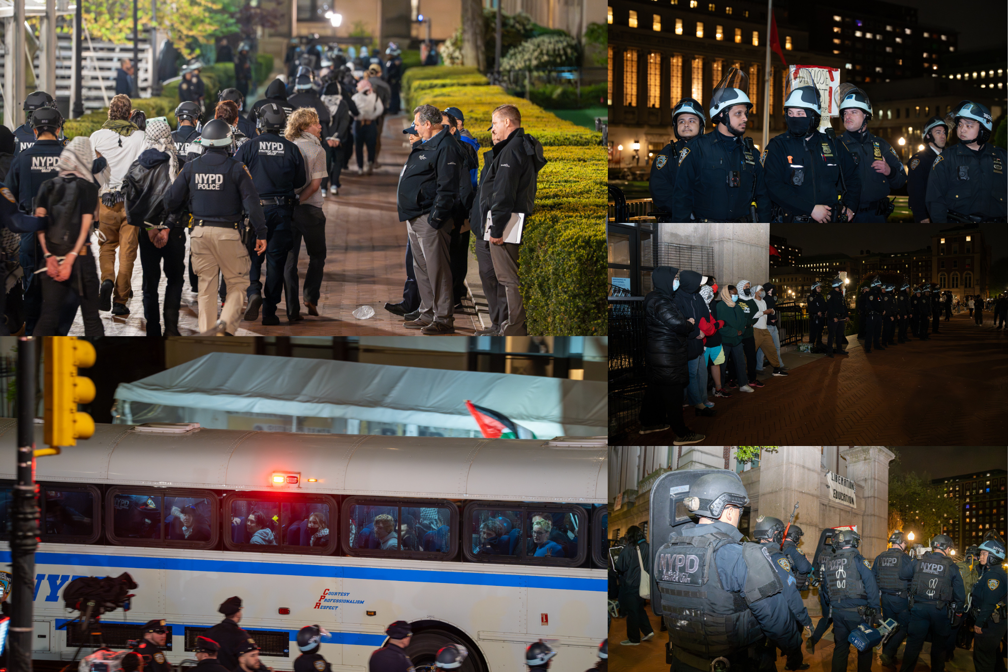 In Focus: 56 Years later, NYPD sweeps Hamilton Hall again