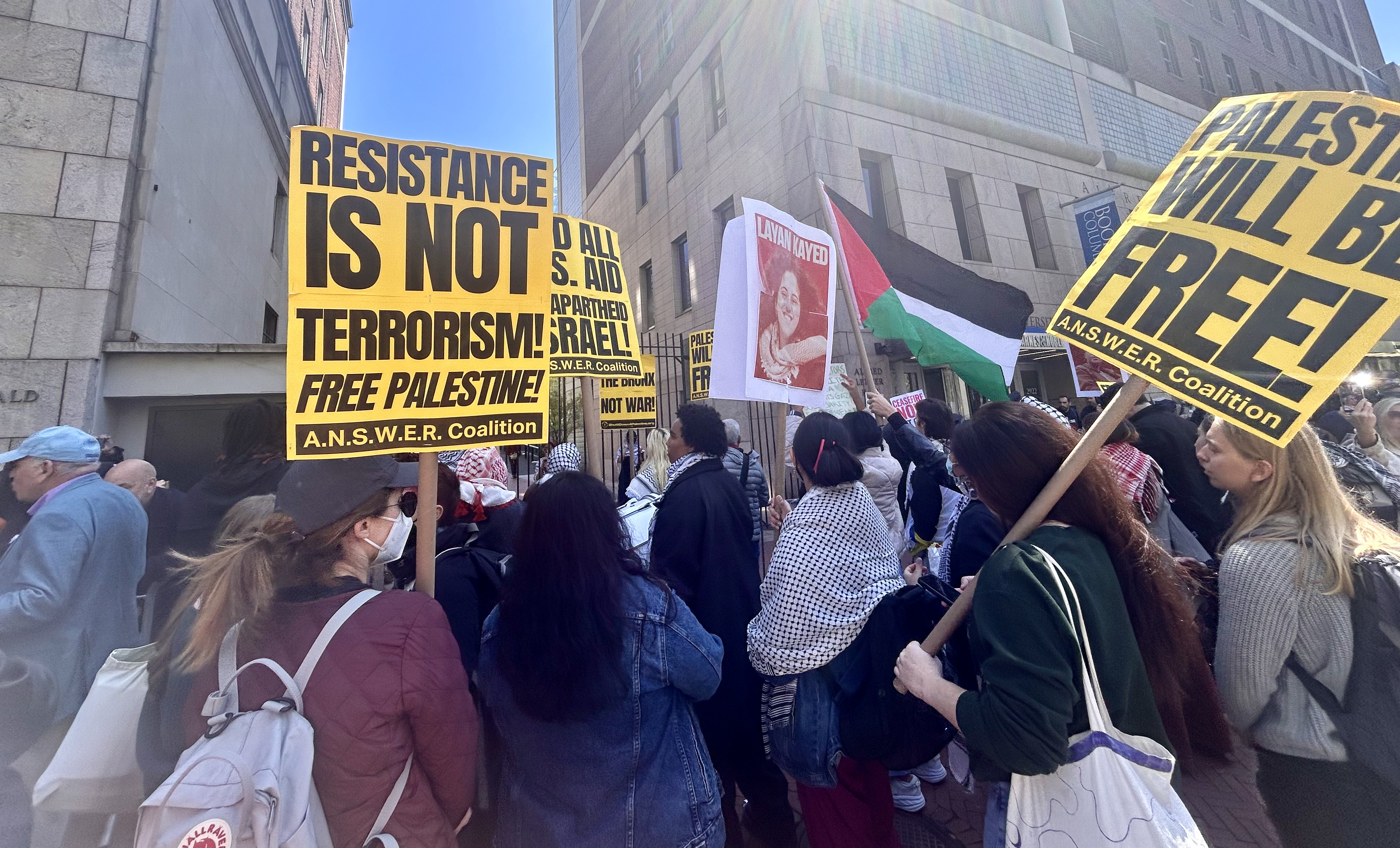 Community-led protest outside campus gates reaches day four, draws ...