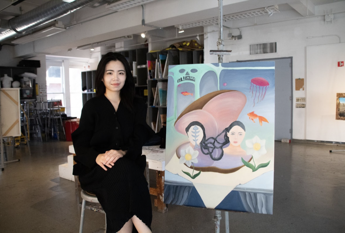 Lixin Yan, BC ’27, is turning her dreams into dresses