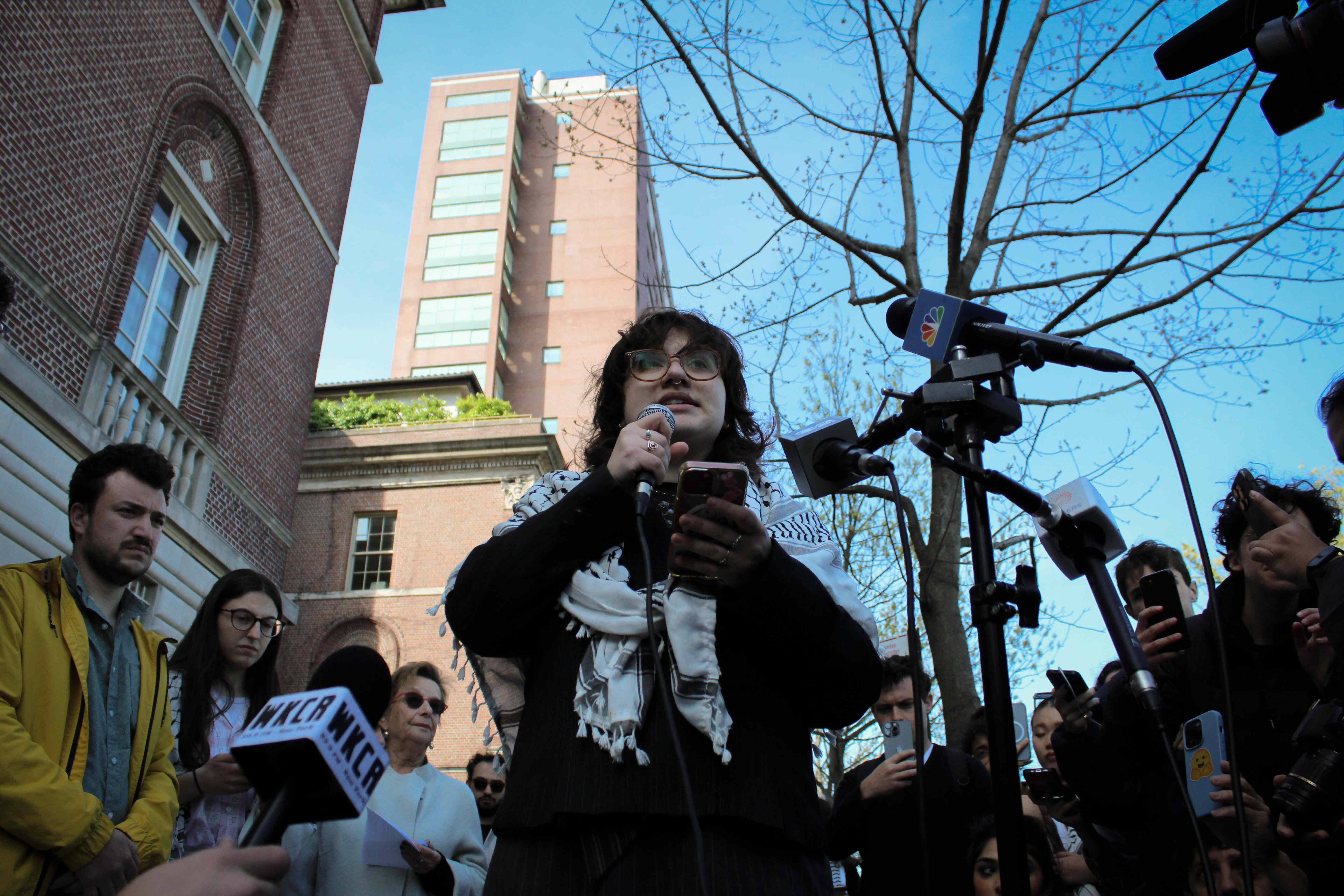 ‘I am the Jewish future’: Detained Jewish Columbia students hold press ...