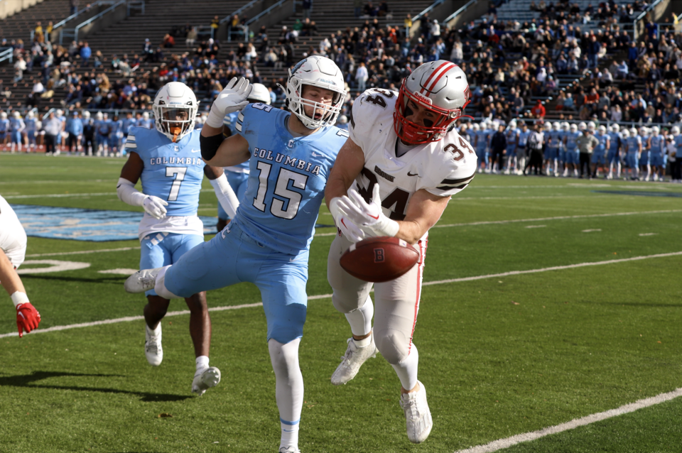 Football concludes road schedule of 2024 season with win at Brown