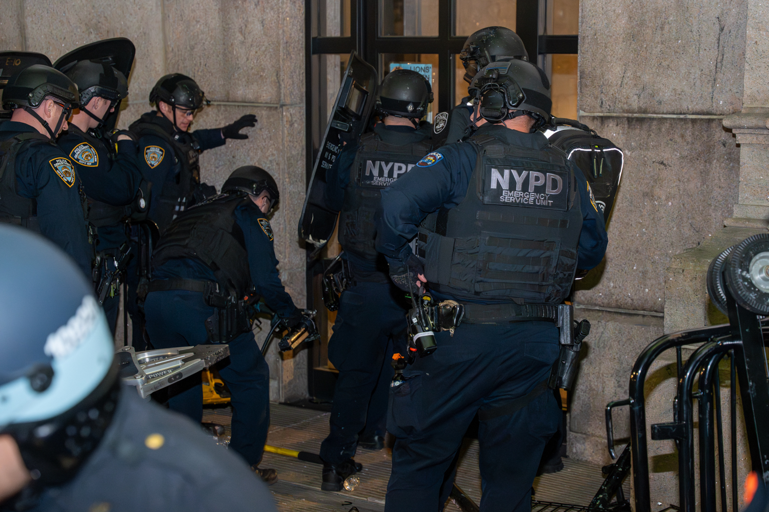 In Focus: 56 Years later, NYPD sweeps Hamilton Hall again
