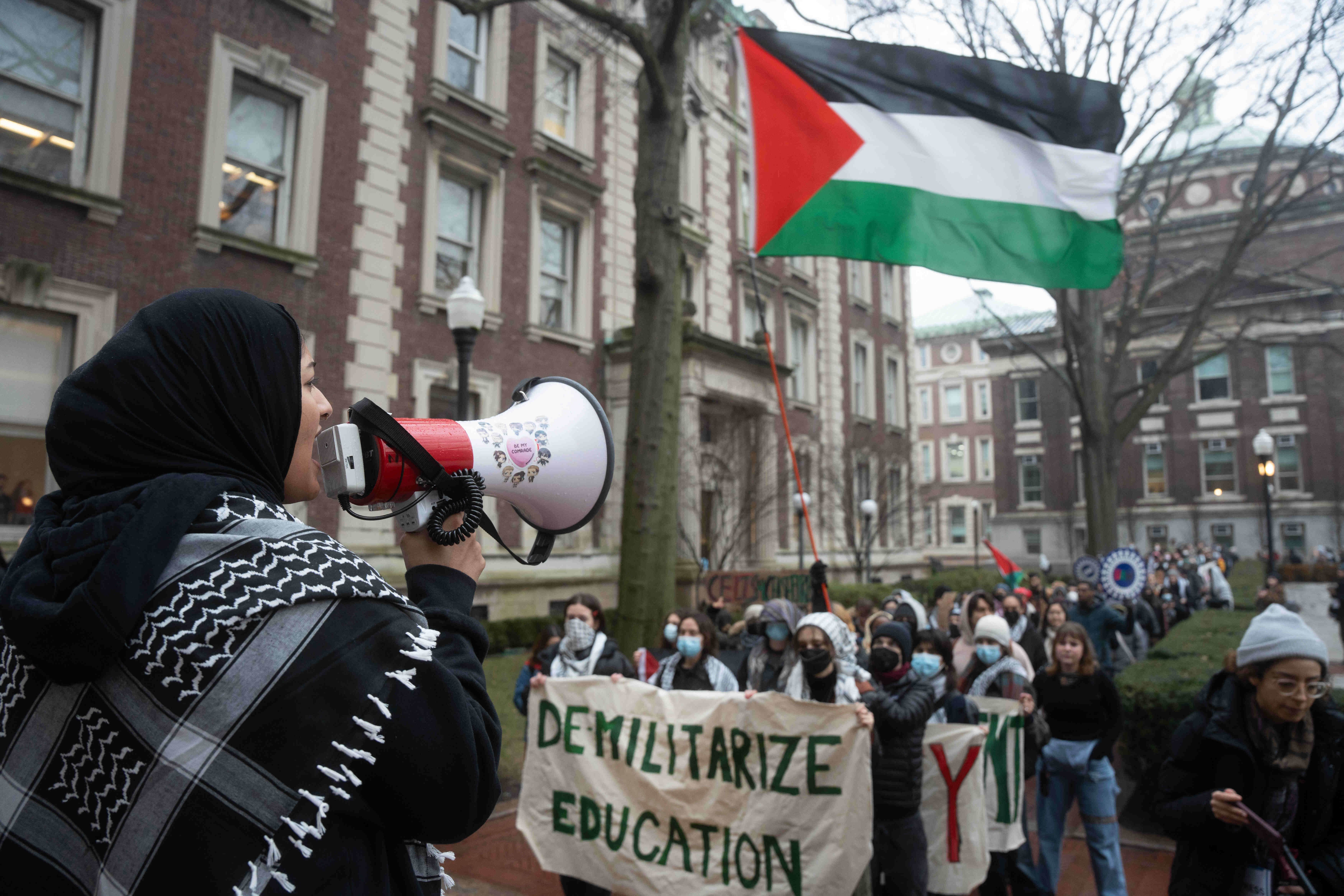 Students gather for ‘emergency protest’ following alleged use of ...