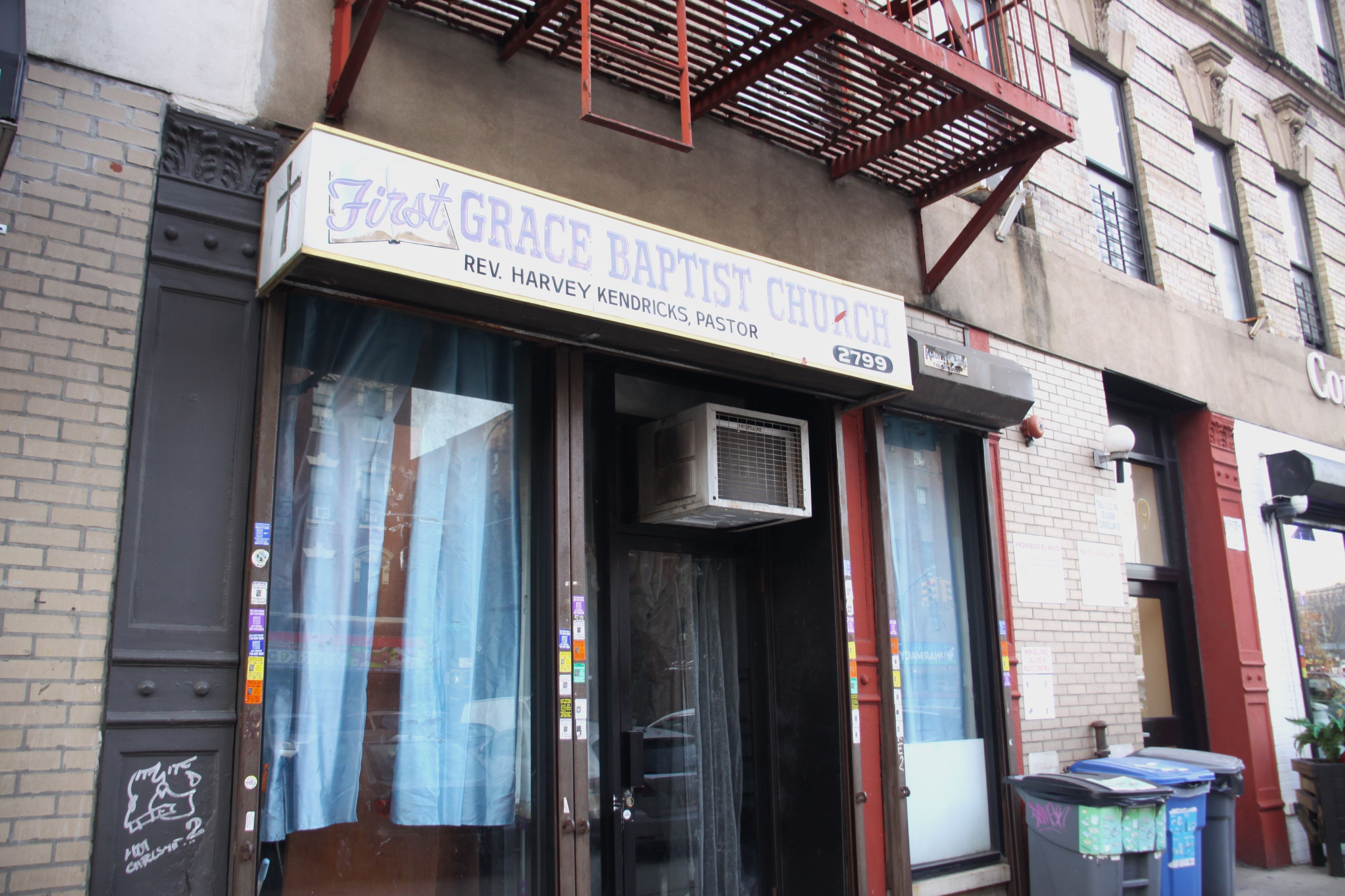 Following the eviction of First Grace Baptist Church, members of the ...