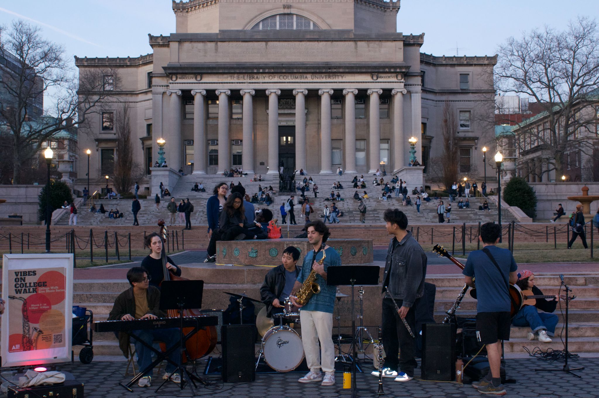Live music initiative on College Walk aims to bring students together